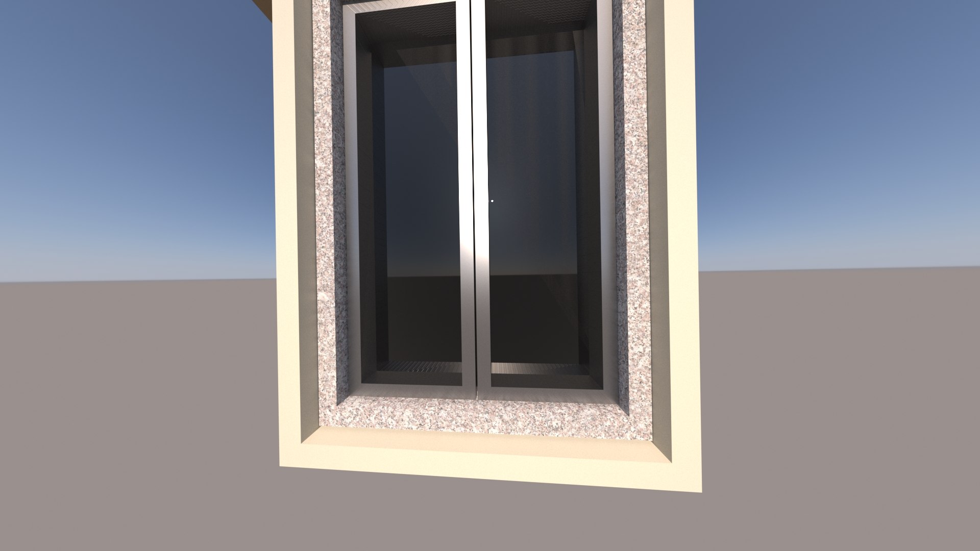 Window Frame With Contemporary Design Model - TurboSquid 2073074