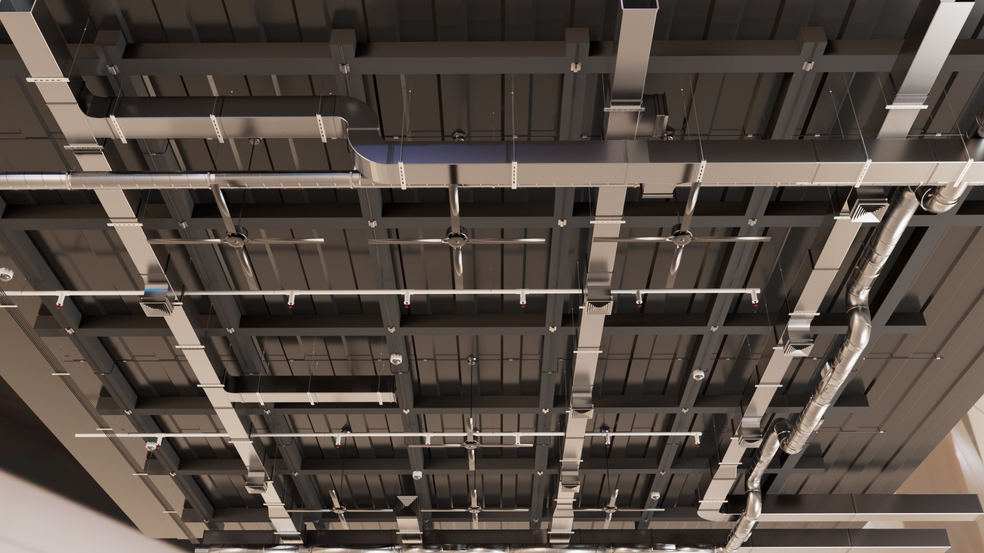 3D Model Pipe Ceiling - TurboSquid 2237891