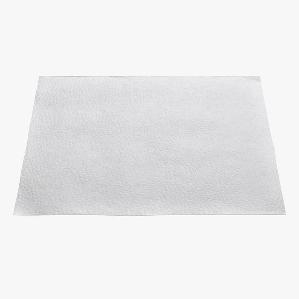 Paper napkin model - TurboSquid 1178404