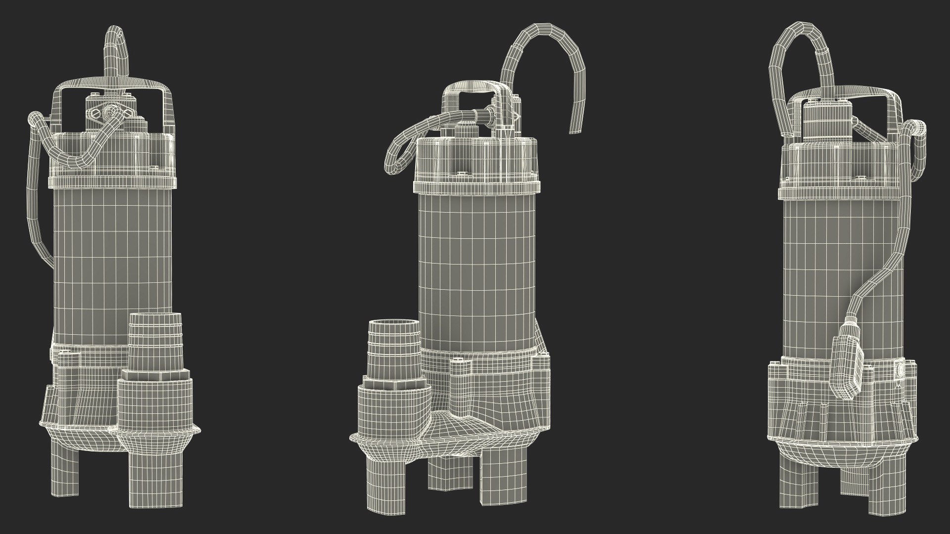 3D Model Effluent Sump Pump - TurboSquid 2415917