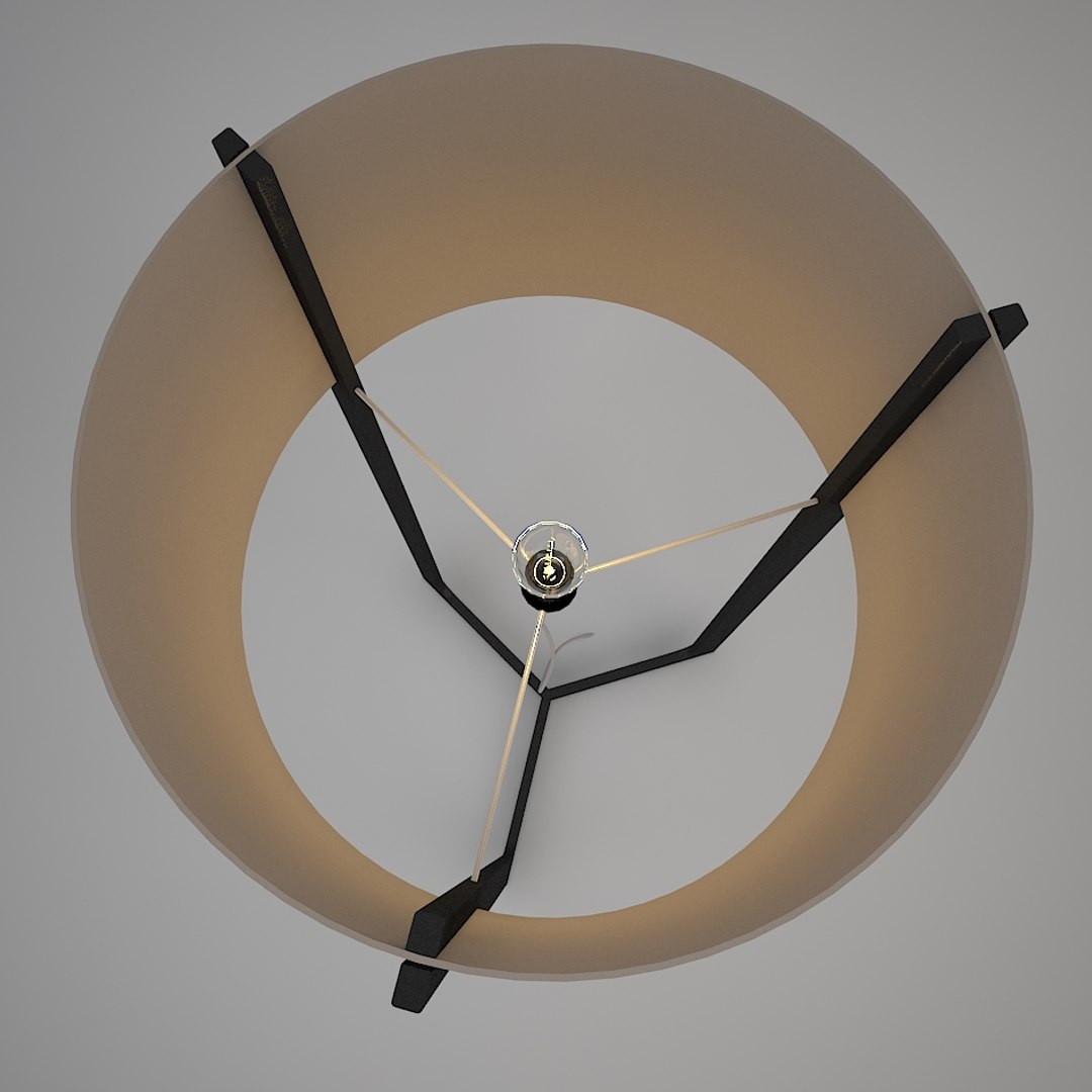 3d Model Lamp Standing