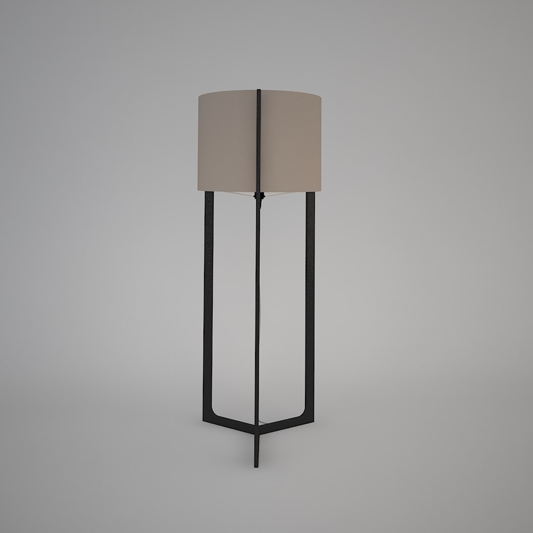3d Model Lamp Standing