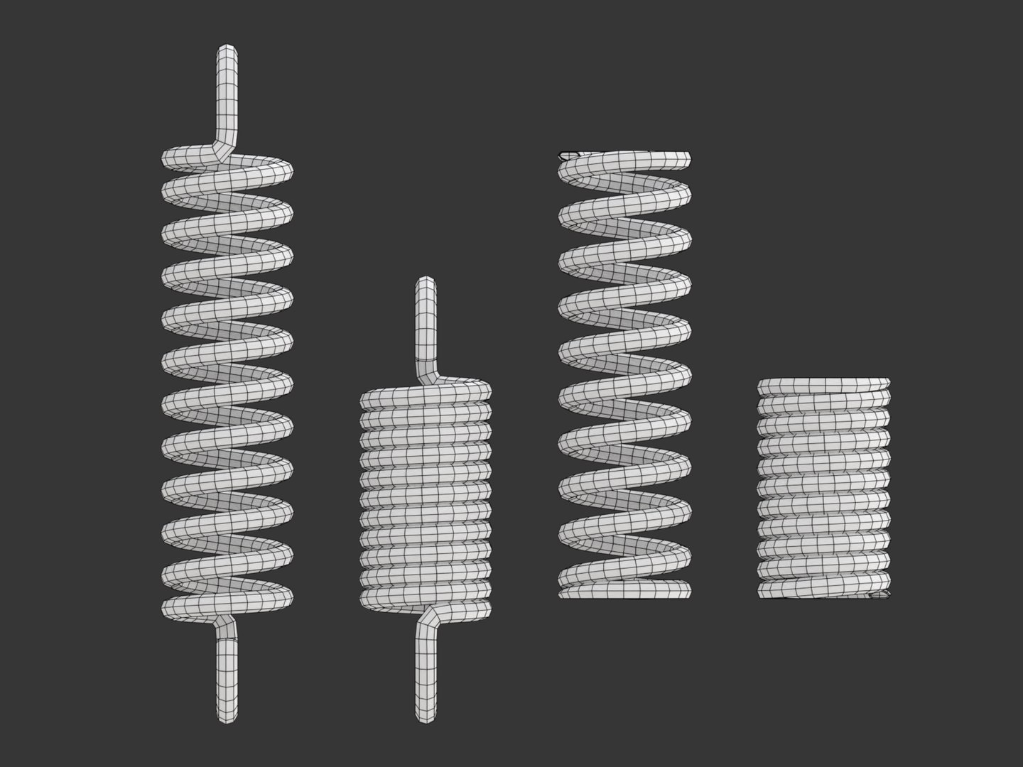 3D metal spring - TurboSquid 1340231