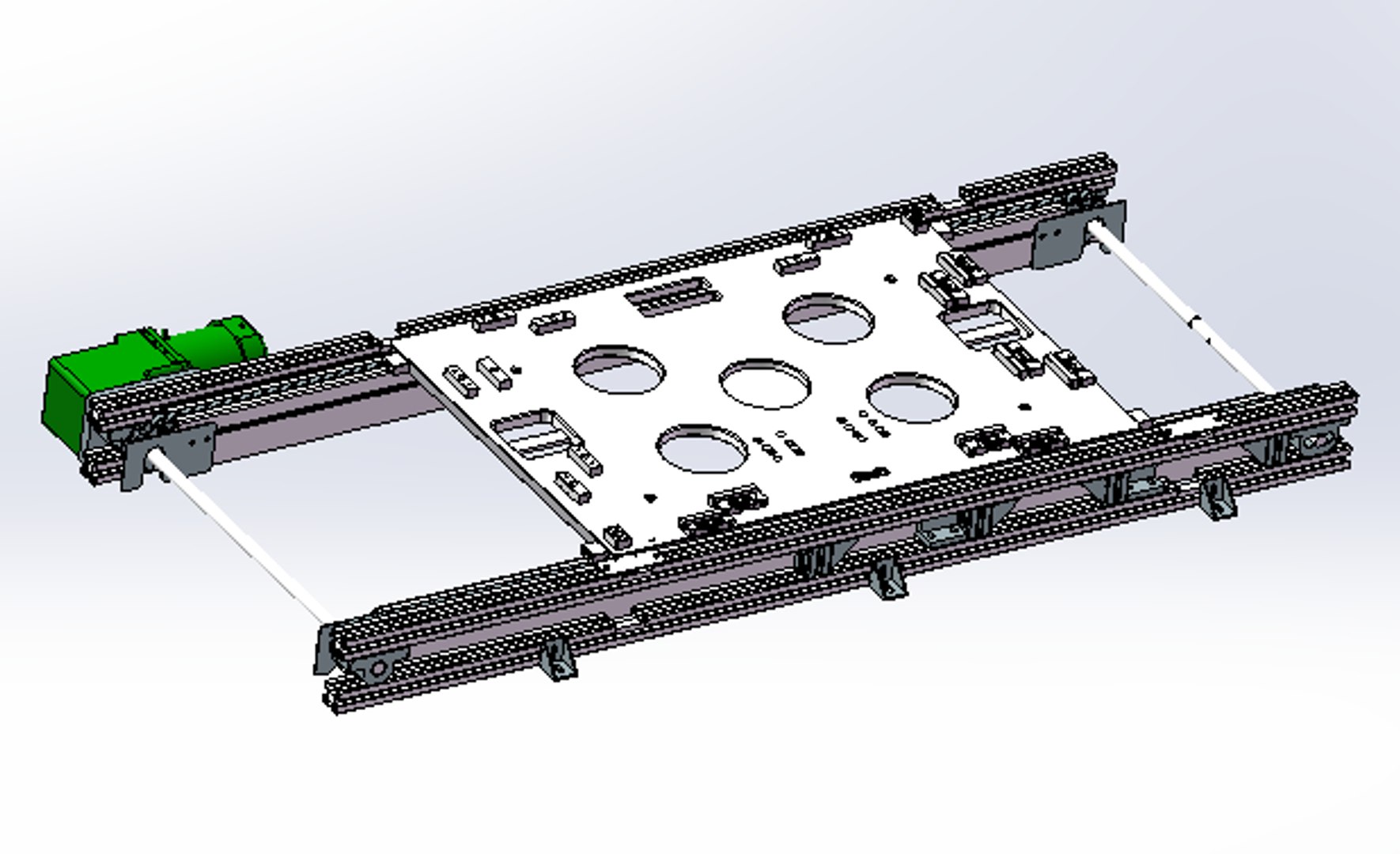 3D Conveyor Belt Chain Model - TurboSquid 1226860