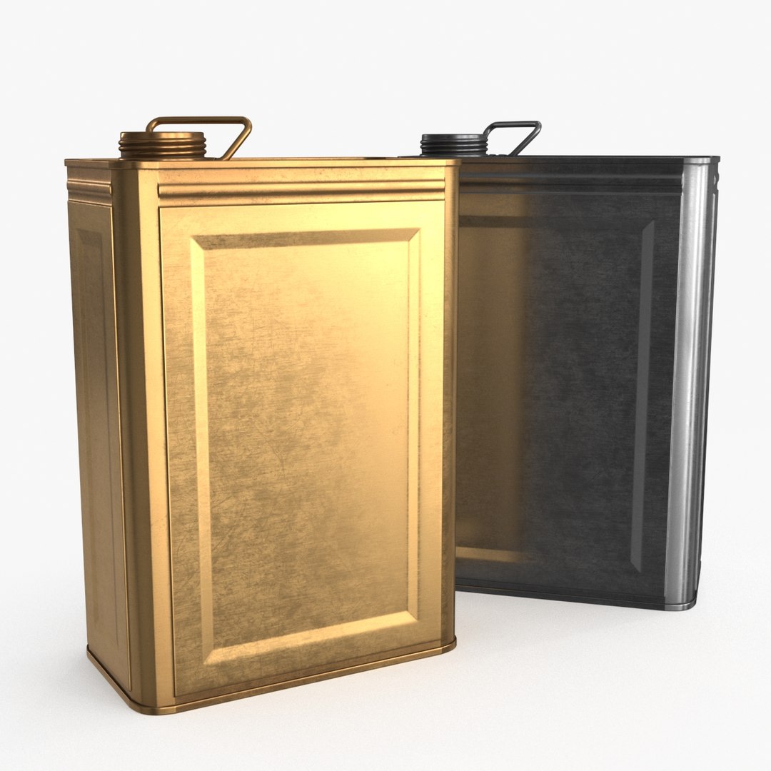 Oil Can V2 Set 3D - TurboSquid 1776444