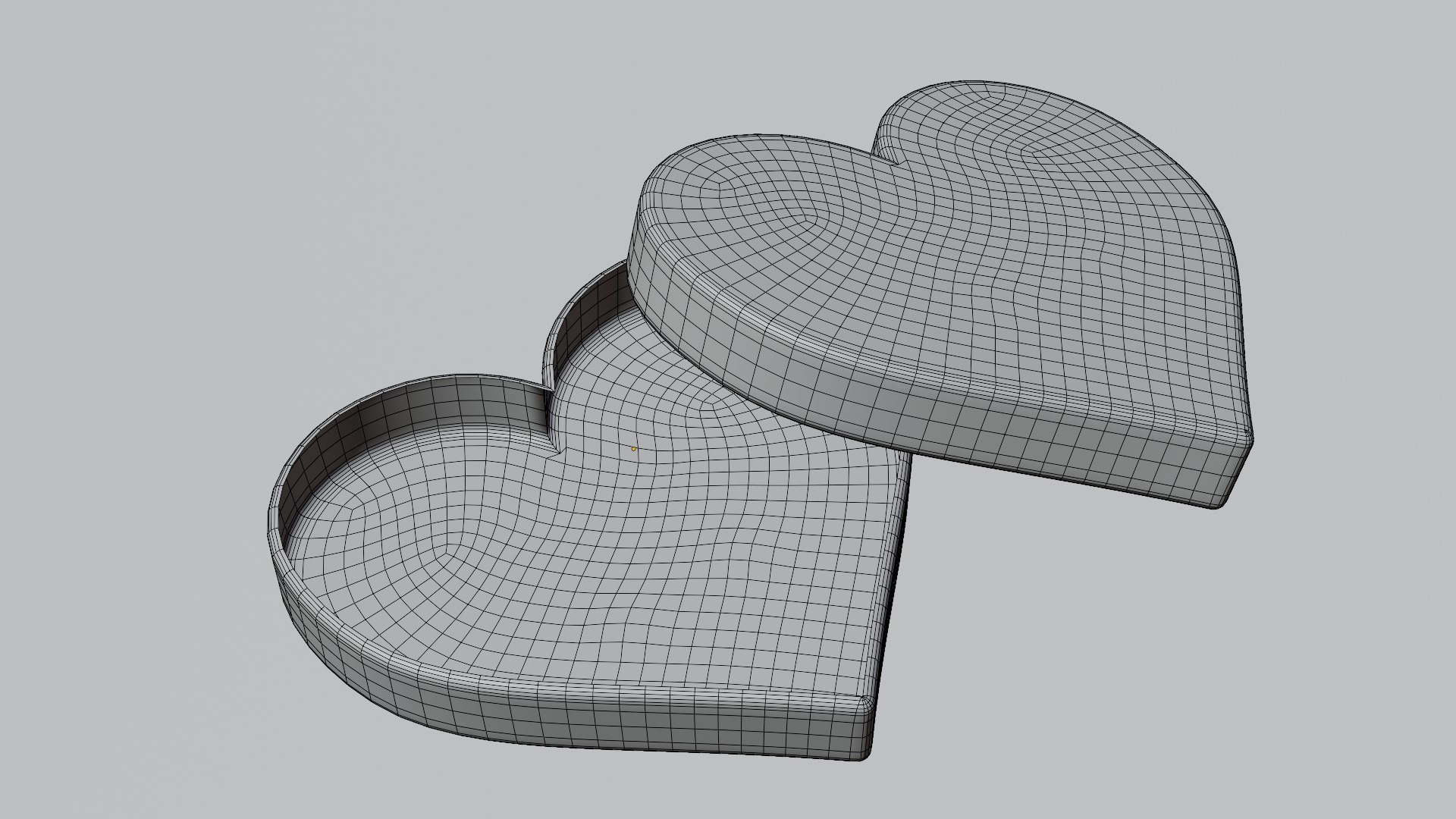 Heart Gift Box With Red Roses 3D - TurboSquid 2197427