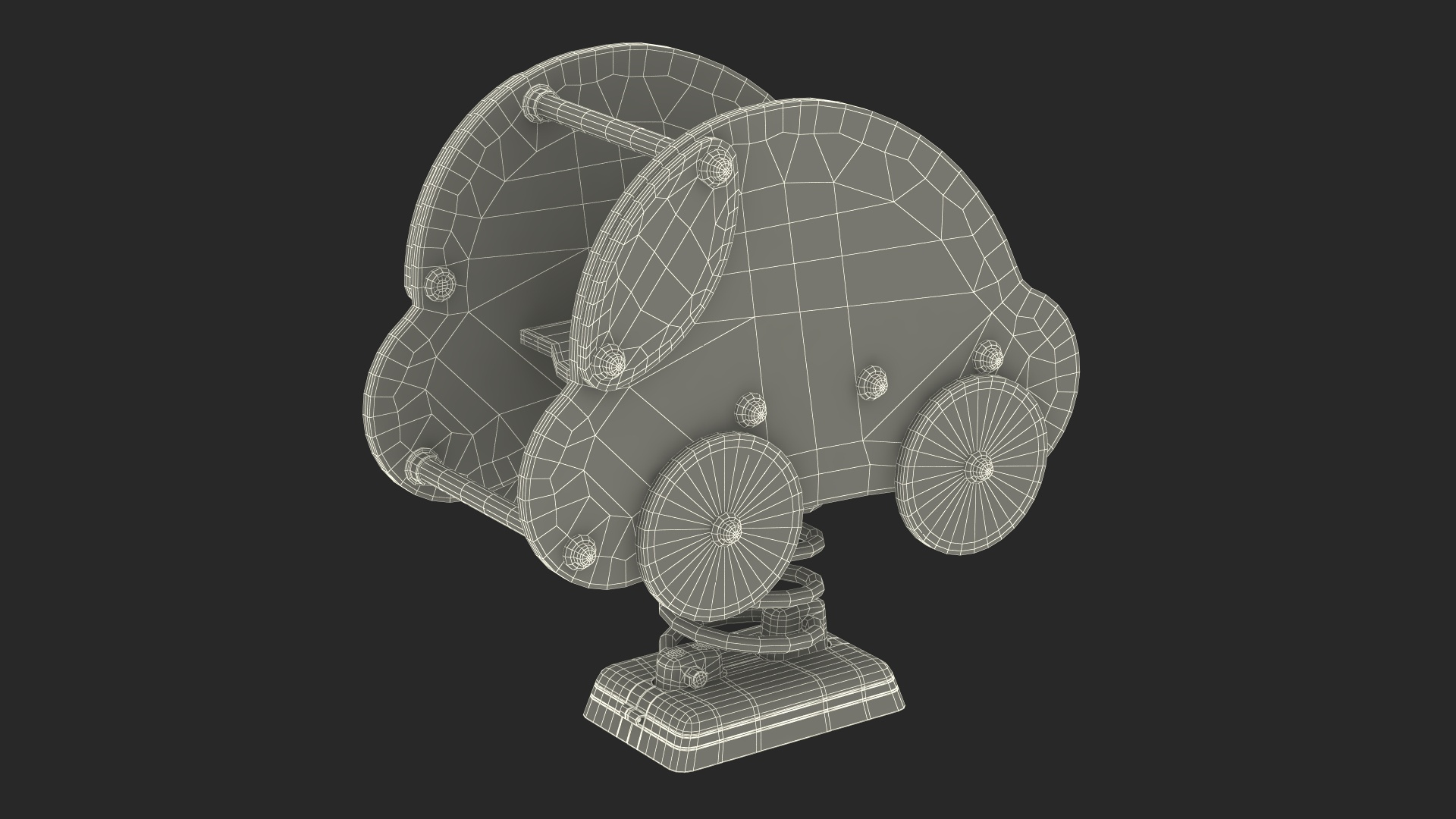 3D Model Car Playground Springer Ride - TurboSquid 2068447