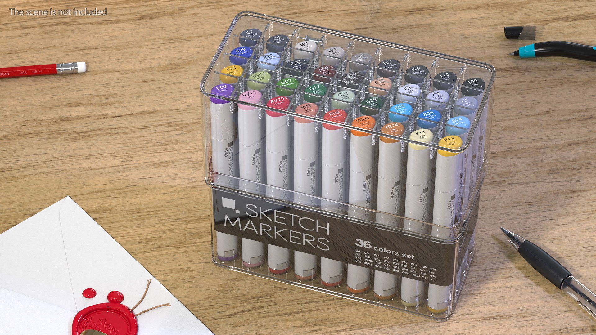Generic Sketch Marker 36 Pack 3D - TurboSquid 1875620