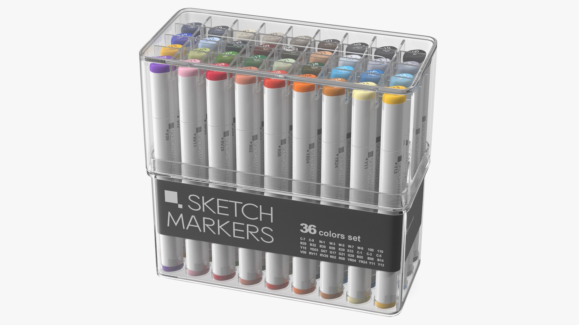 Generic Sketch Marker 36 Pack 3D - TurboSquid 1875620