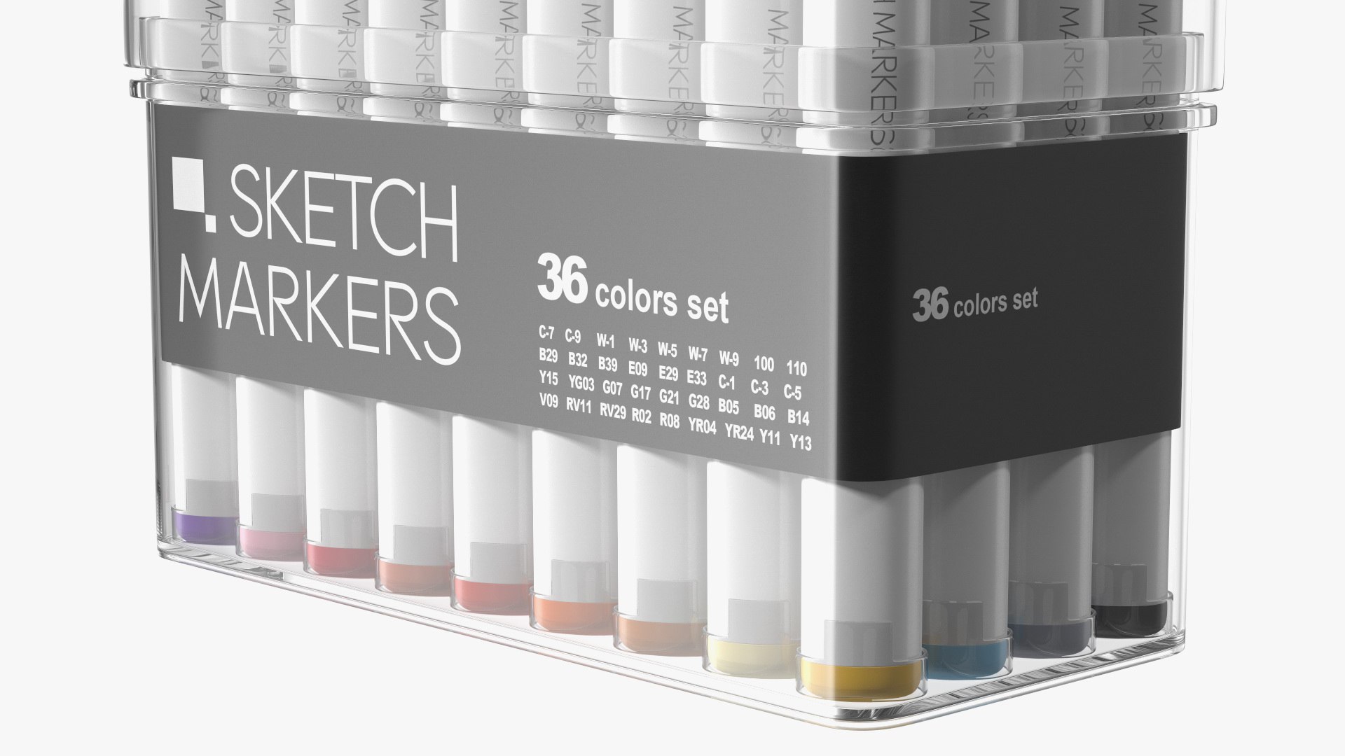 Generic Sketch Marker 36 Pack 3D - TurboSquid 1875620