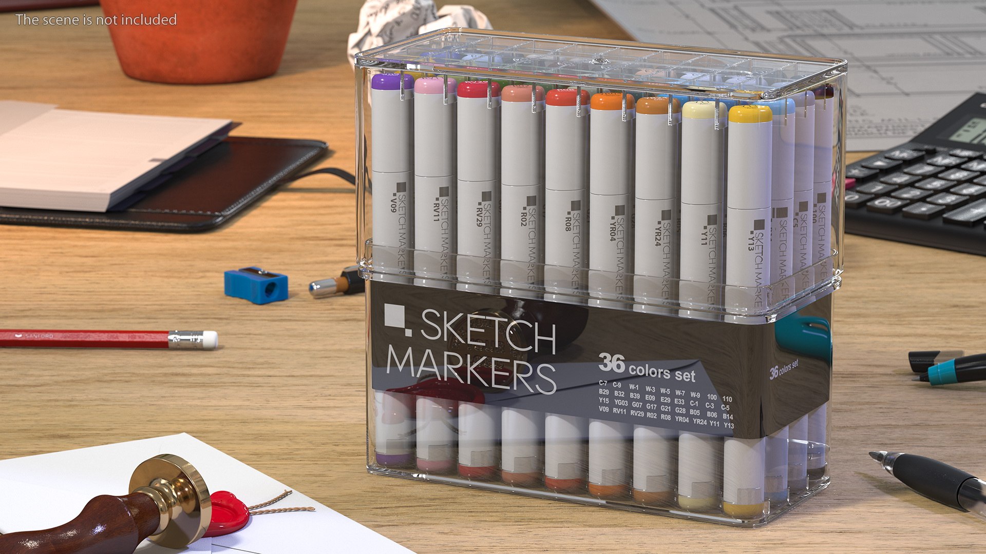Generic Sketch Marker 36 Pack 3D - TurboSquid 1875620