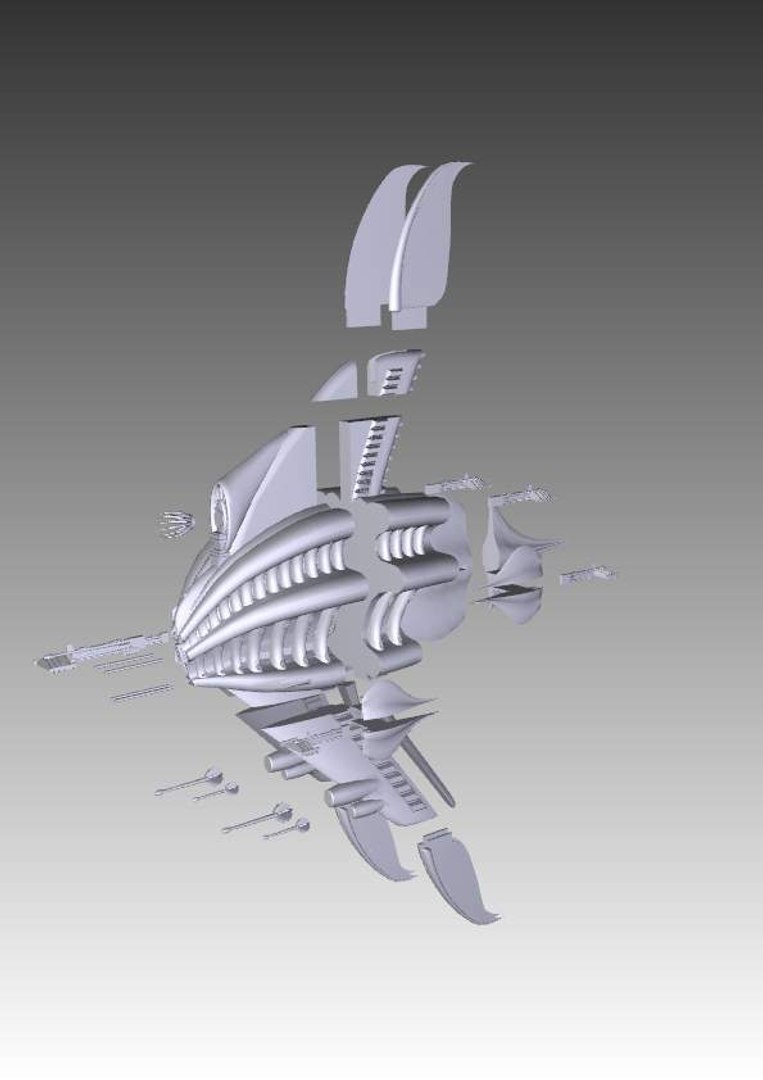 3D Sharlin Minbari Warship Model | 1147863 | TurboSquid