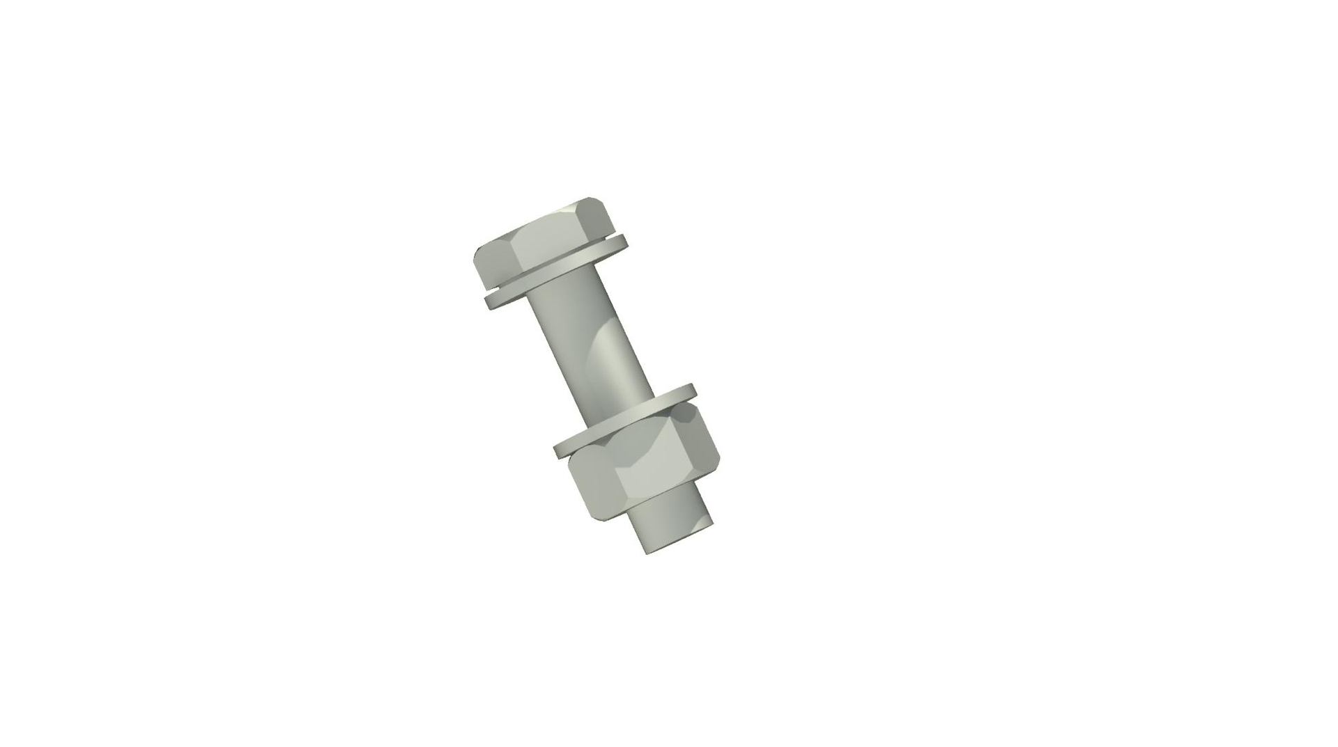 3D Model Heavy Hex Bolt Connection - TurboSquid 1717082