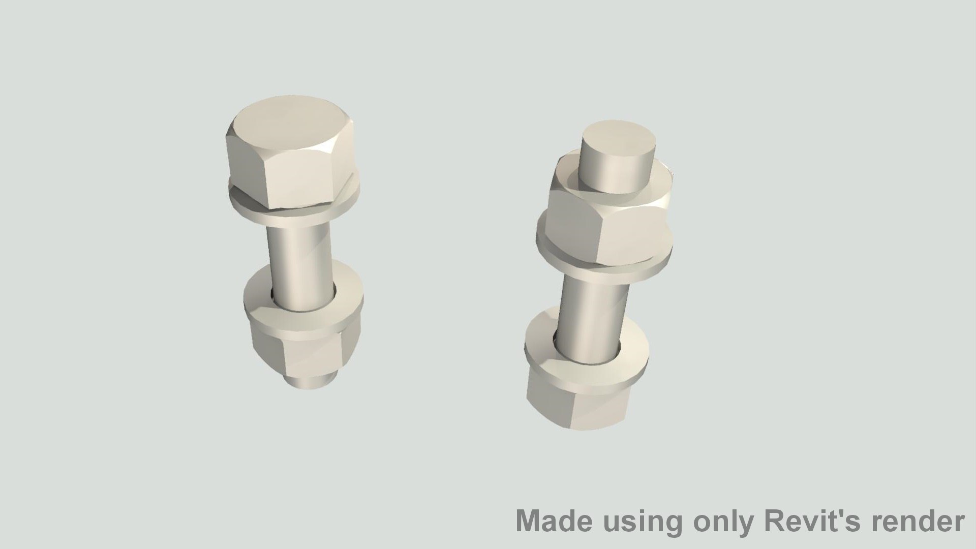 3D Model Heavy Hex Bolt Connection - TurboSquid 1717082