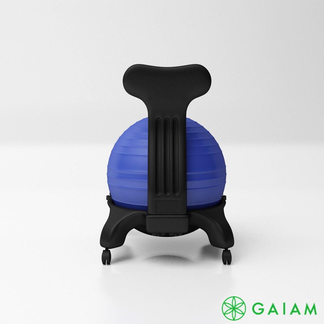 3D Gaiam Classic Balance Ball Chair - TurboSquid 1178634