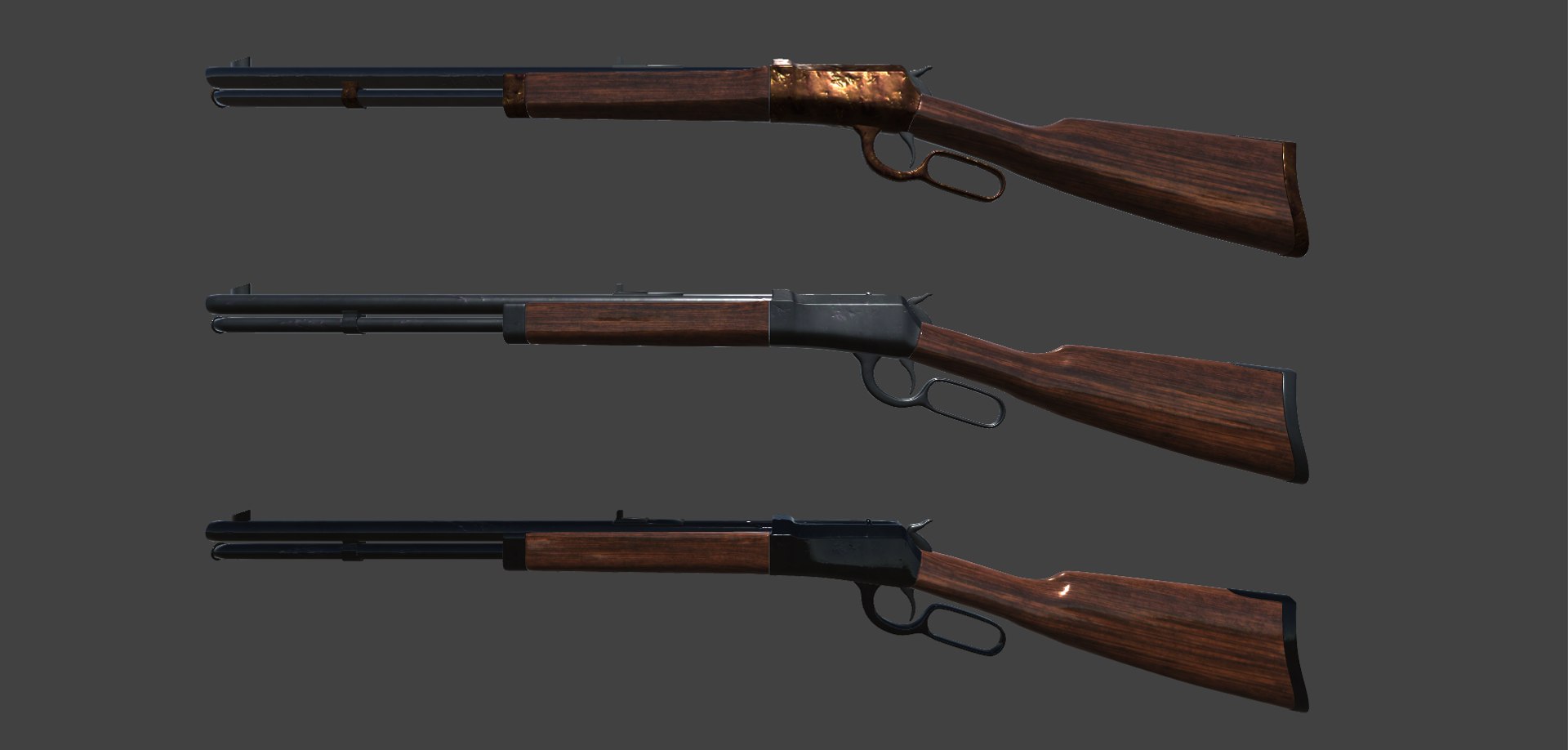 Winchester Repeater Rifle 3D Model - TurboSquid 1370051