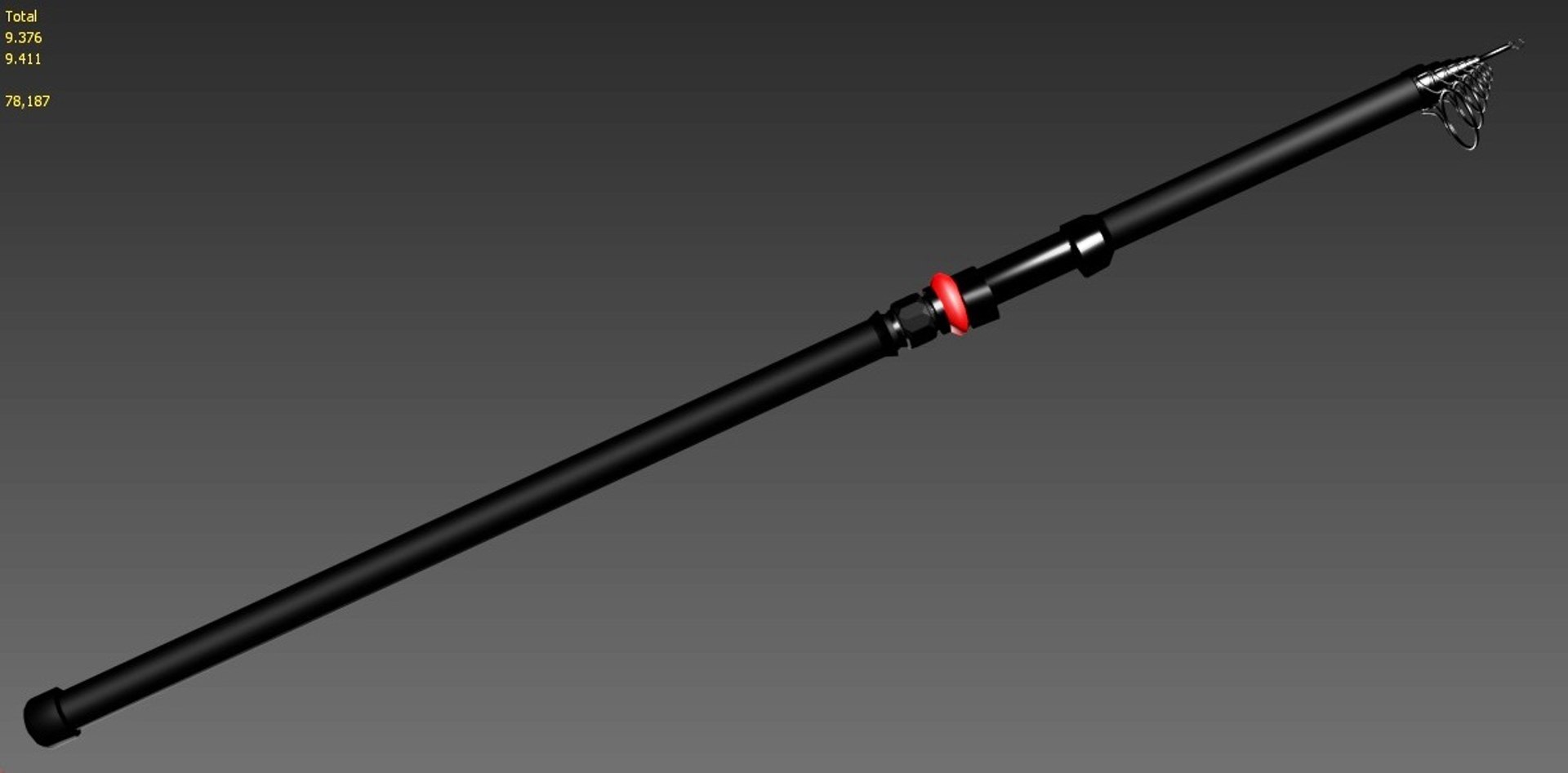 3d Fishing Rod Model