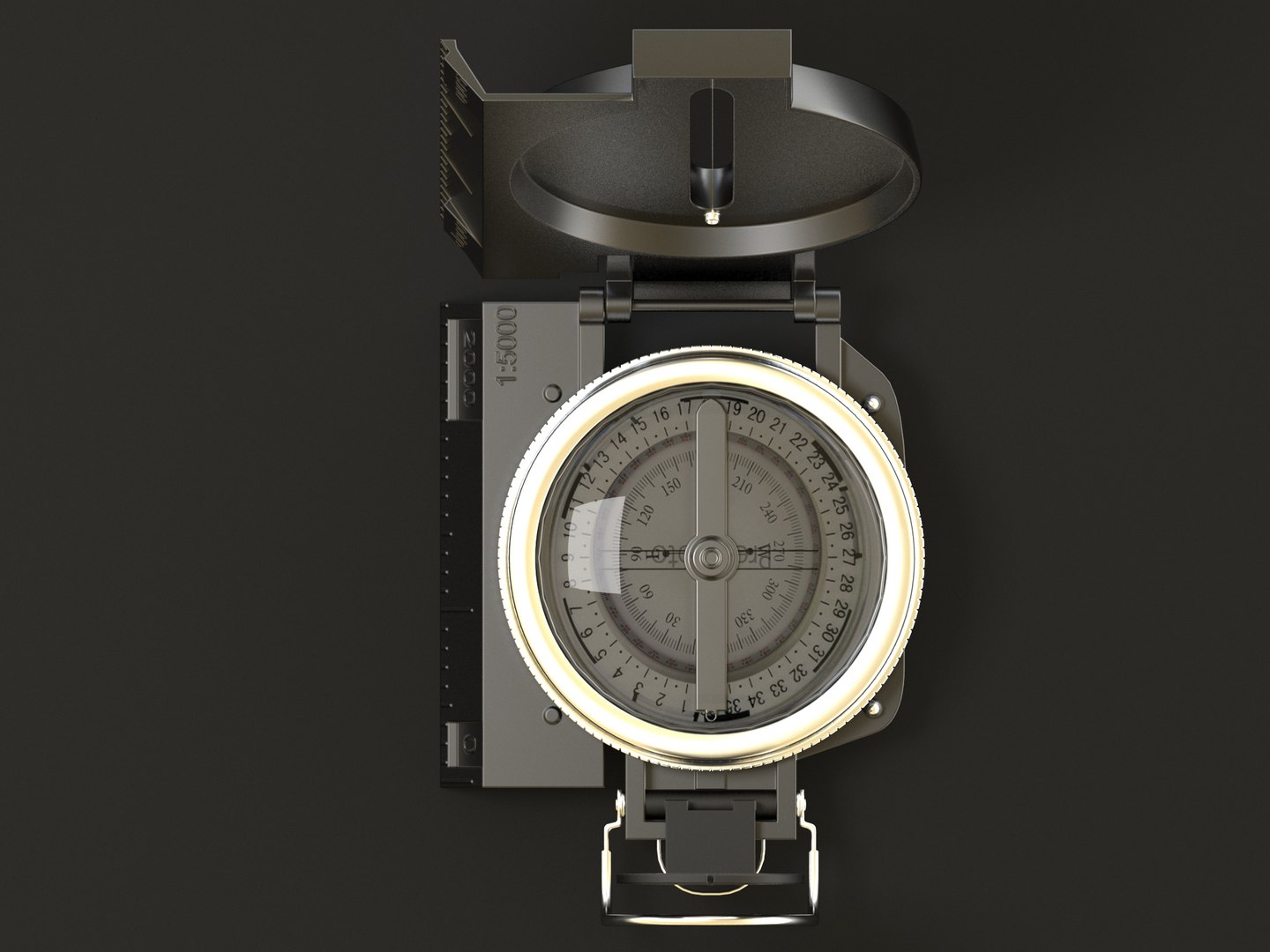3D compass model - TurboSquid 1467322