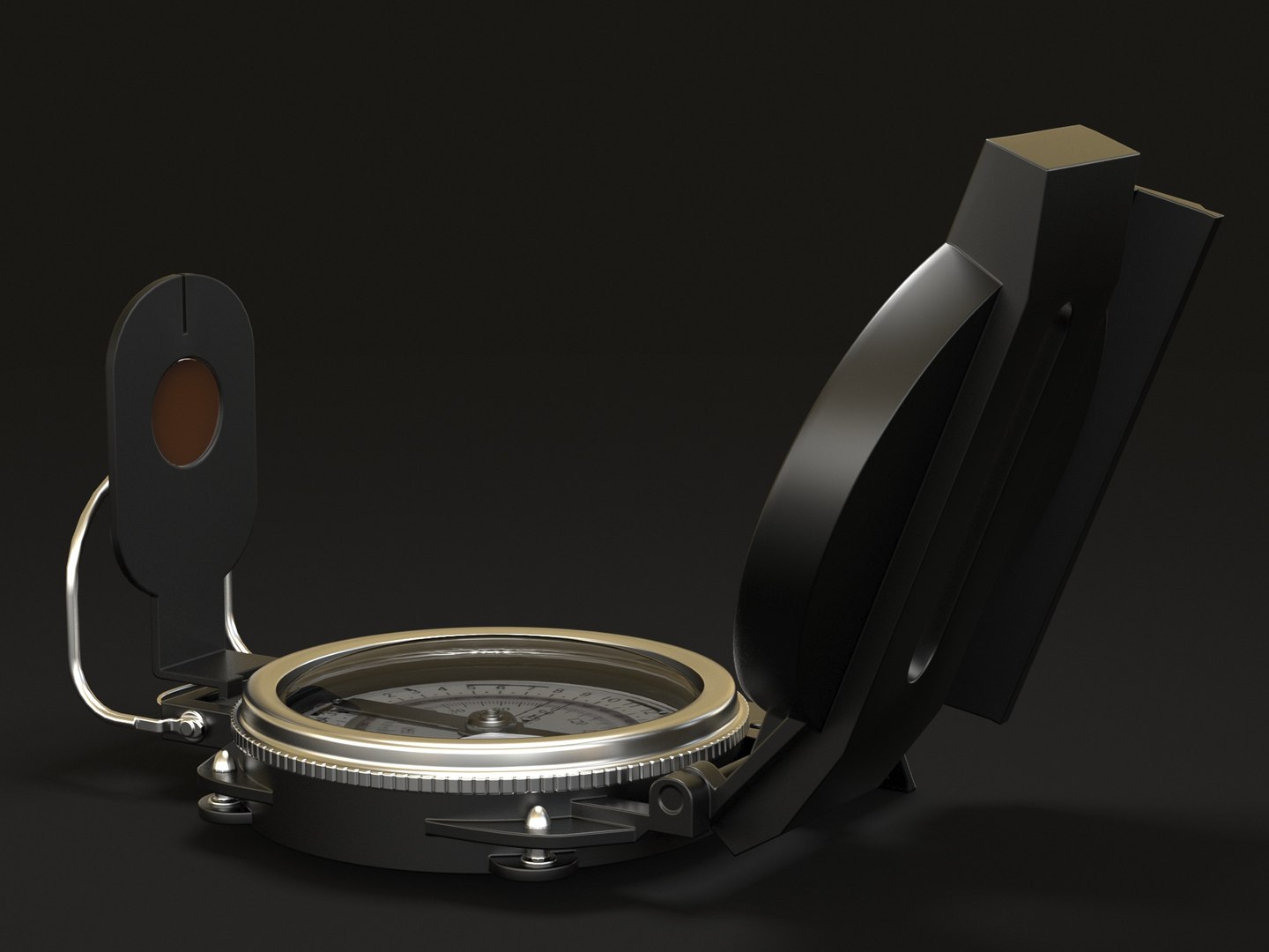 3D compass model - TurboSquid 1467322