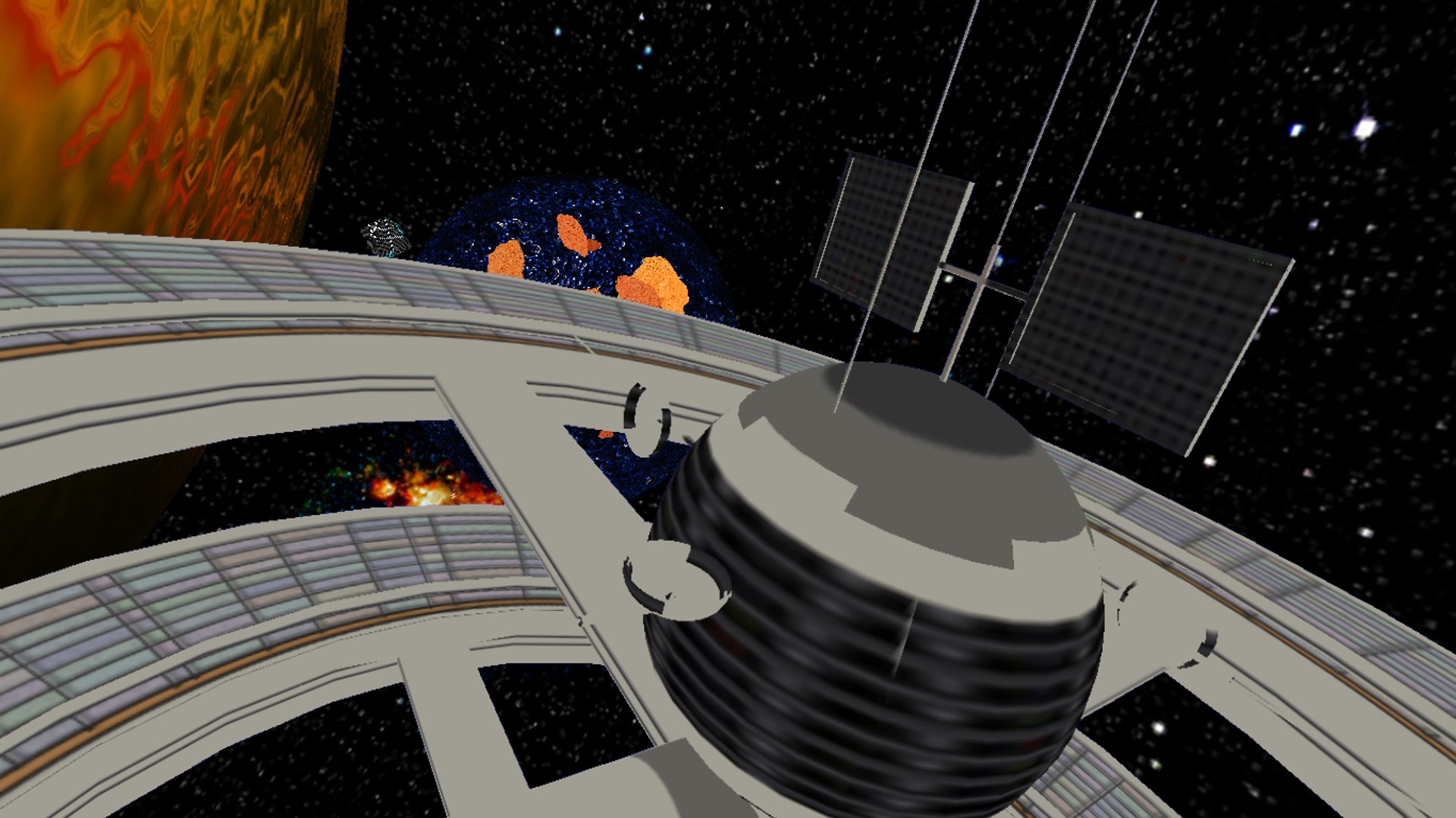 3ds max space station