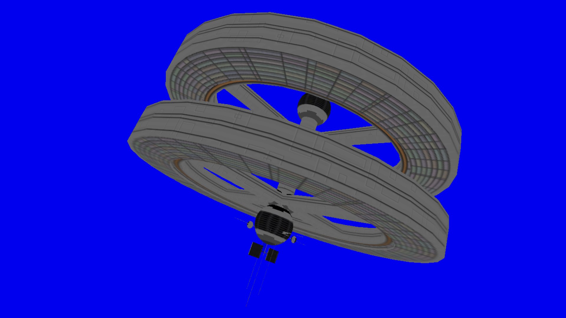 3ds max space station