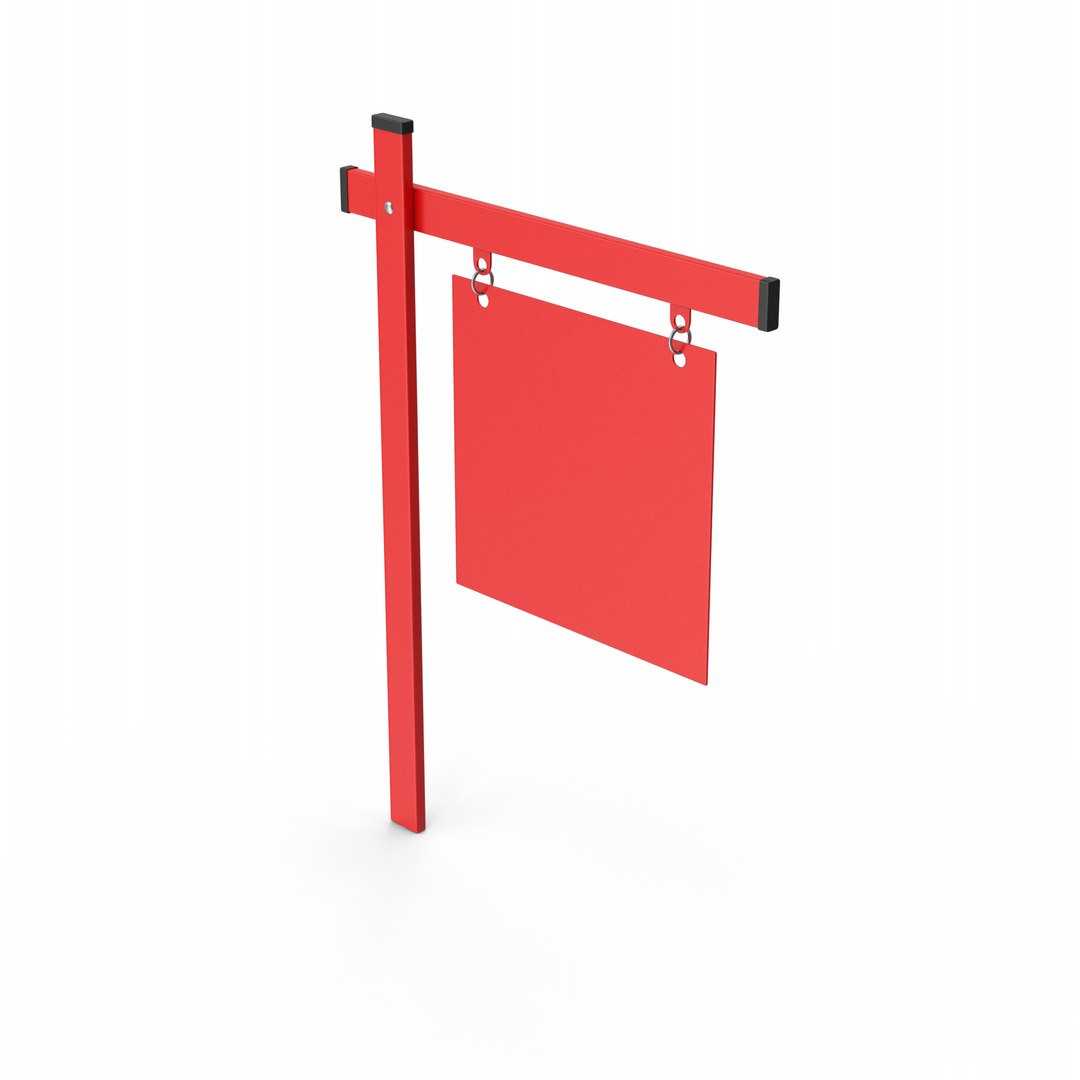 3D Real Estate Signboard - TurboSquid 2183793