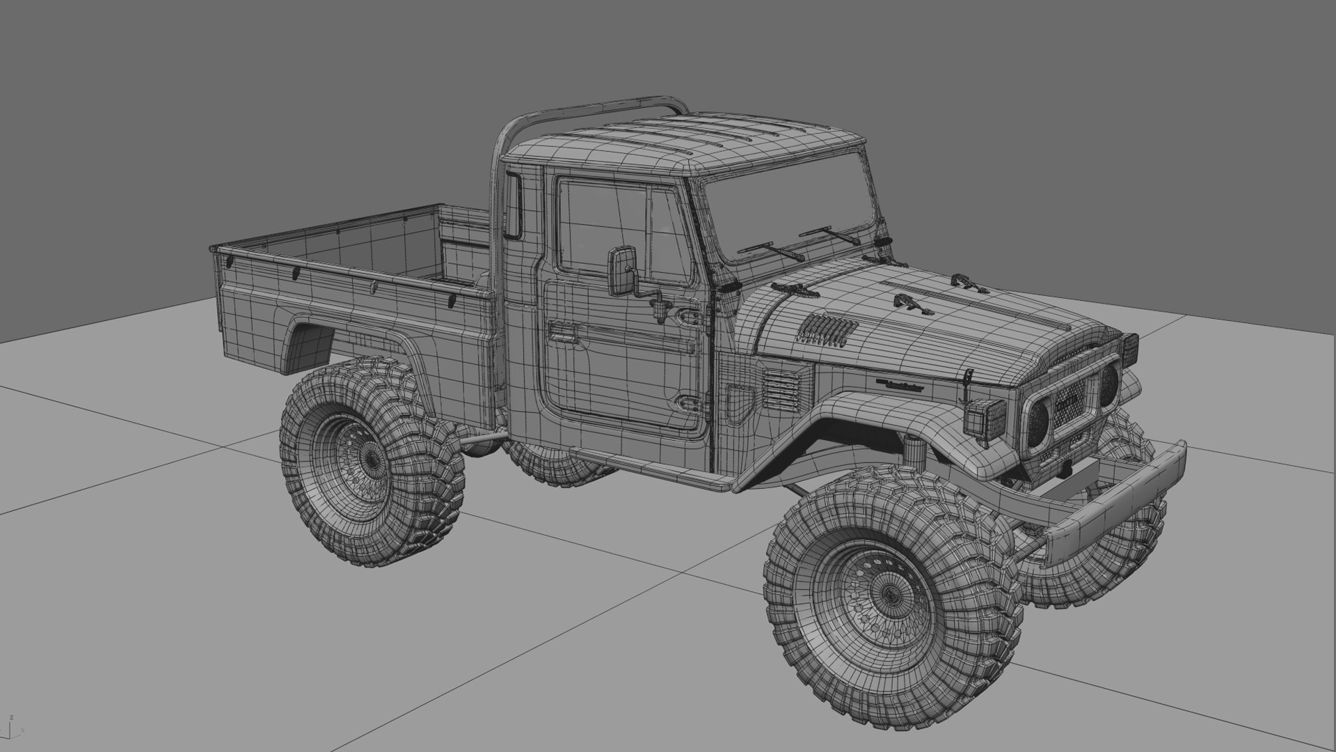3D Toyota Fj 45 Model - TurboSquid 1275388
