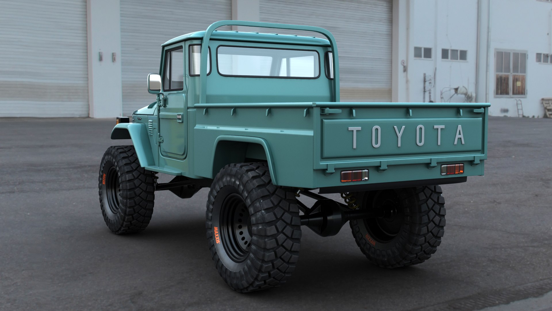 3D Toyota Fj 45 Model - TurboSquid 1275388