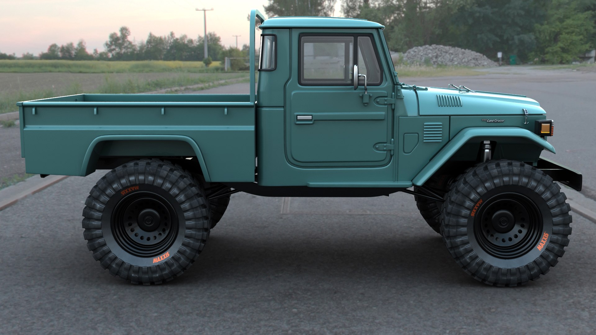 3D Toyota Fj 45 Model - TurboSquid 1275388