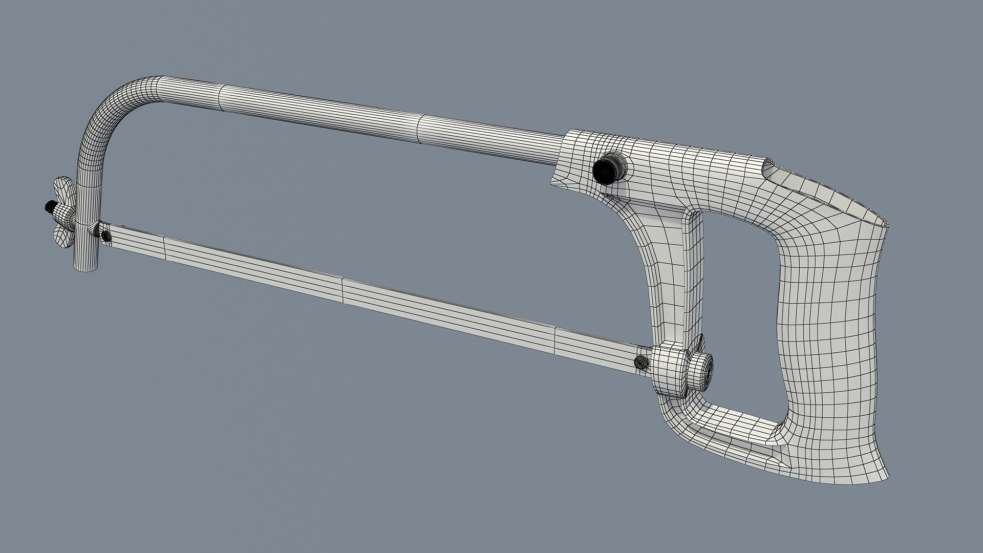 3D Model Saw Hacksaw Old - TurboSquid 1678456