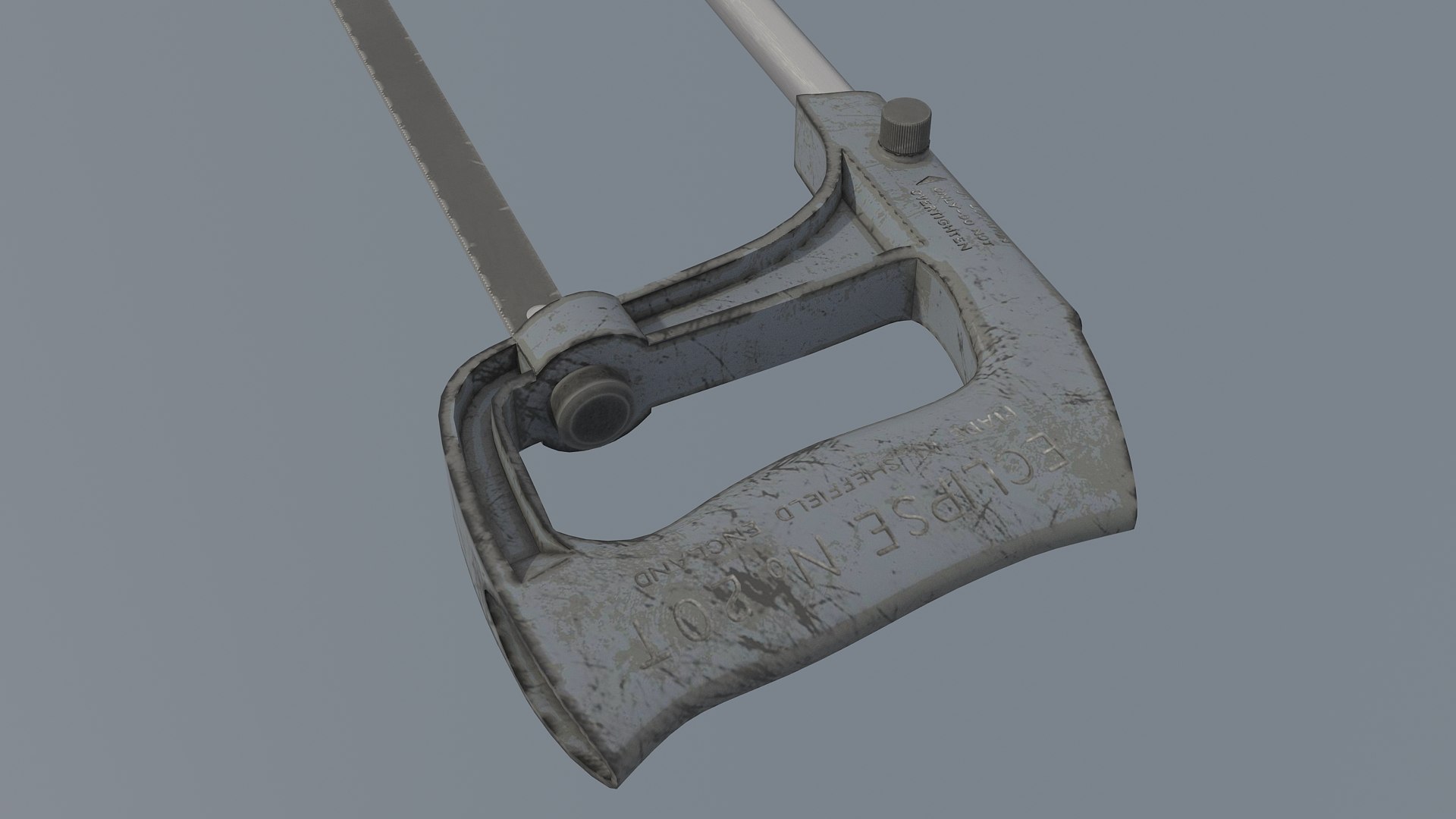 3D Model Saw Hacksaw Old - TurboSquid 1678456