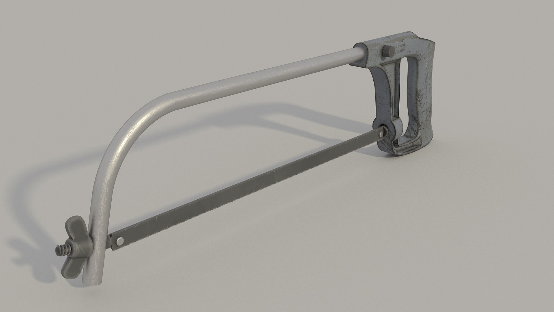 3D Model Saw Hacksaw Old - TurboSquid 1678456