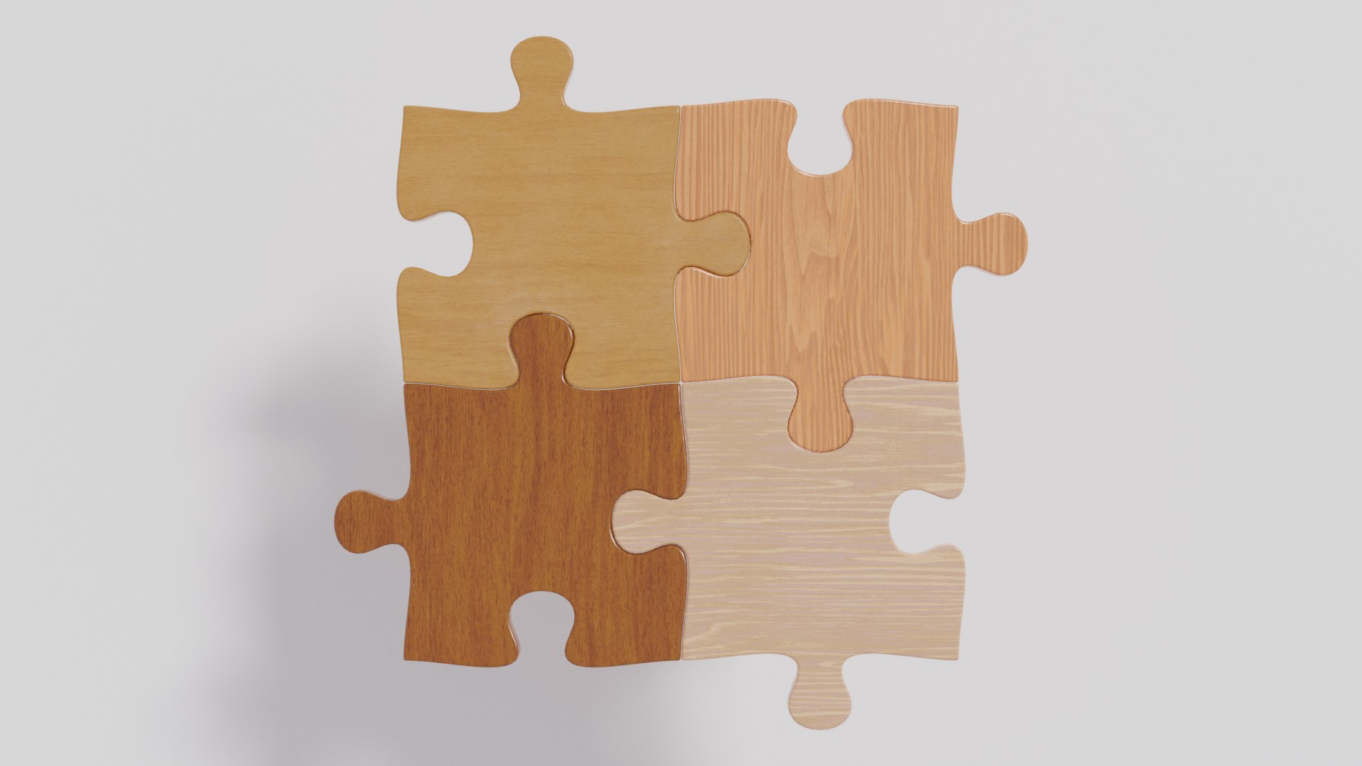 3D model Wooden Jigsaw Puzzle - TurboSquid 1756024