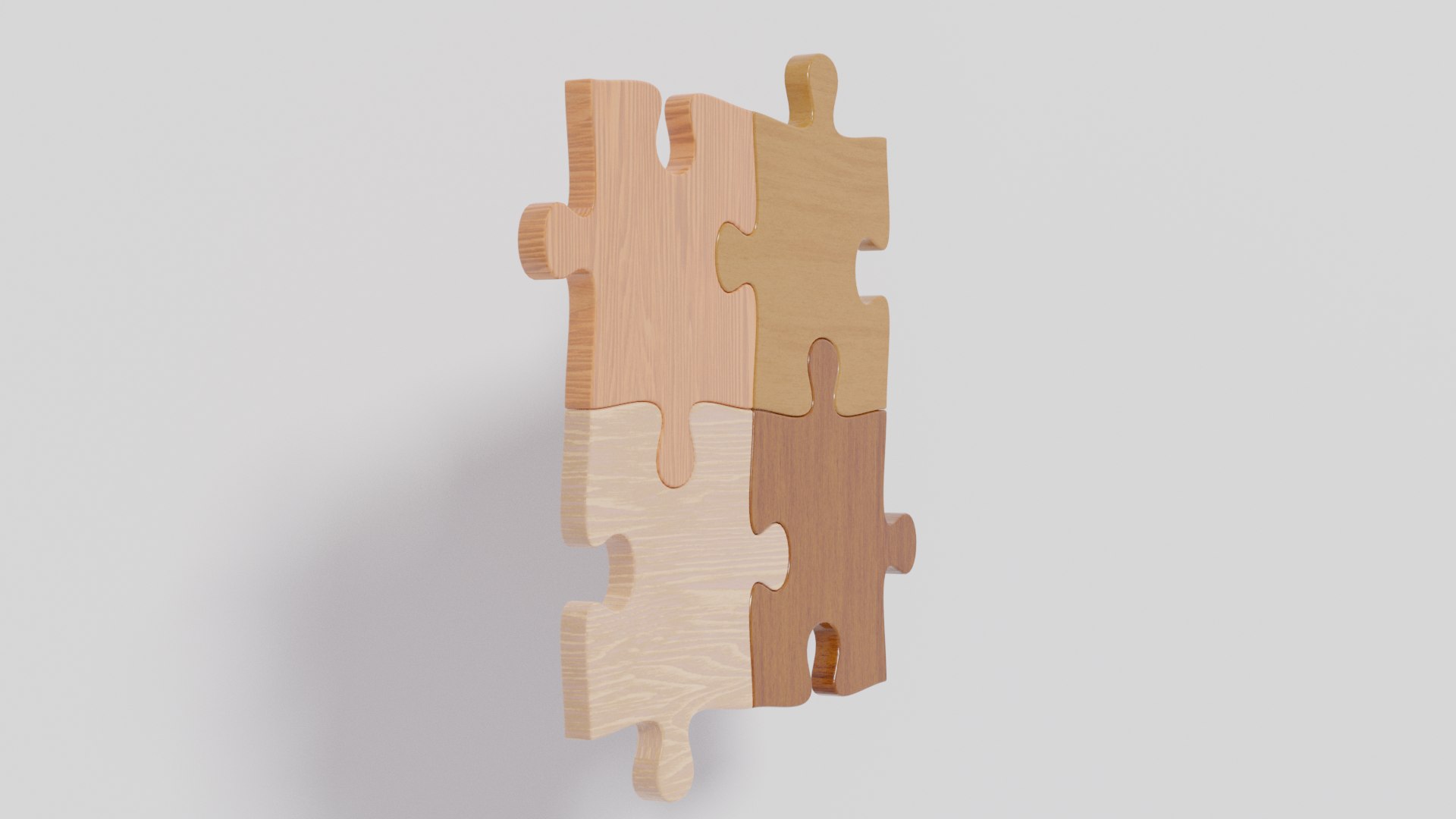 3D model Wooden Jigsaw Puzzle - TurboSquid 1756024