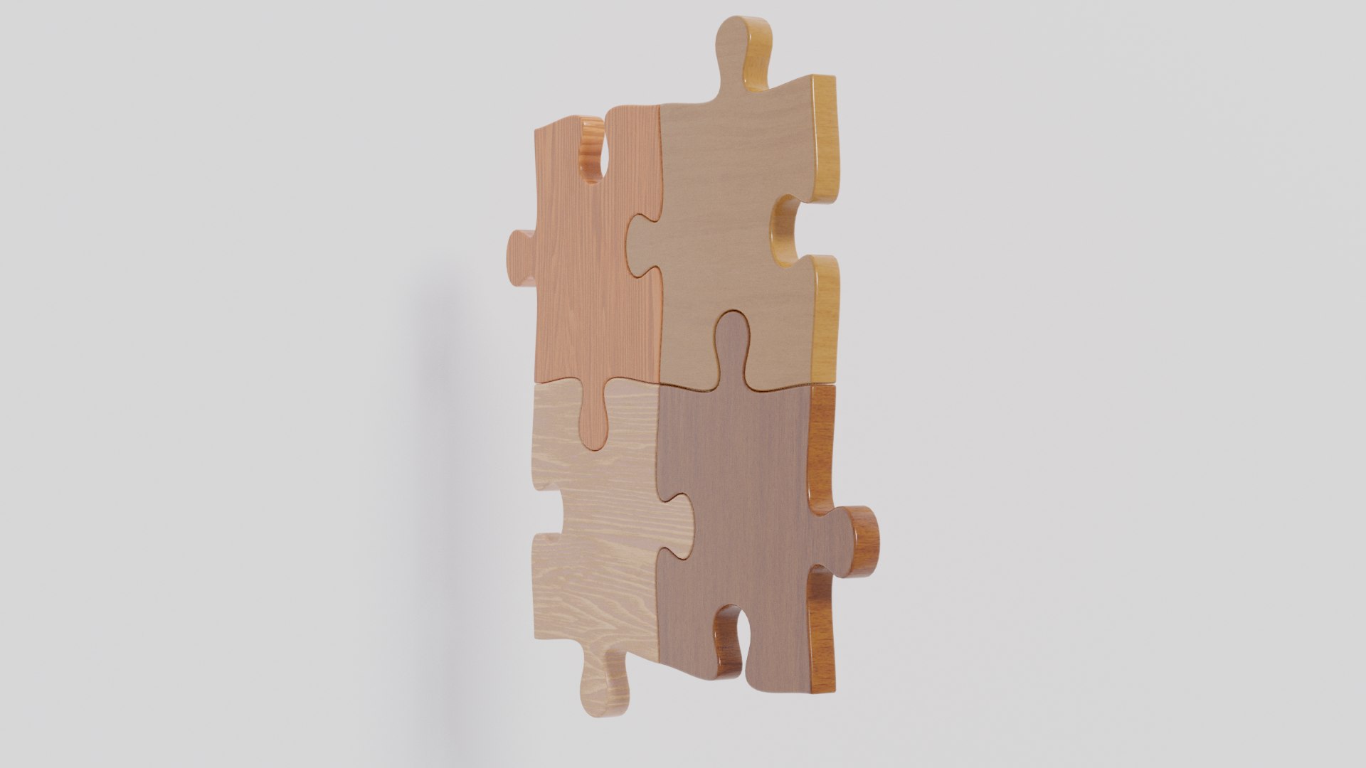3D model Wooden Jigsaw Puzzle - TurboSquid 1756024