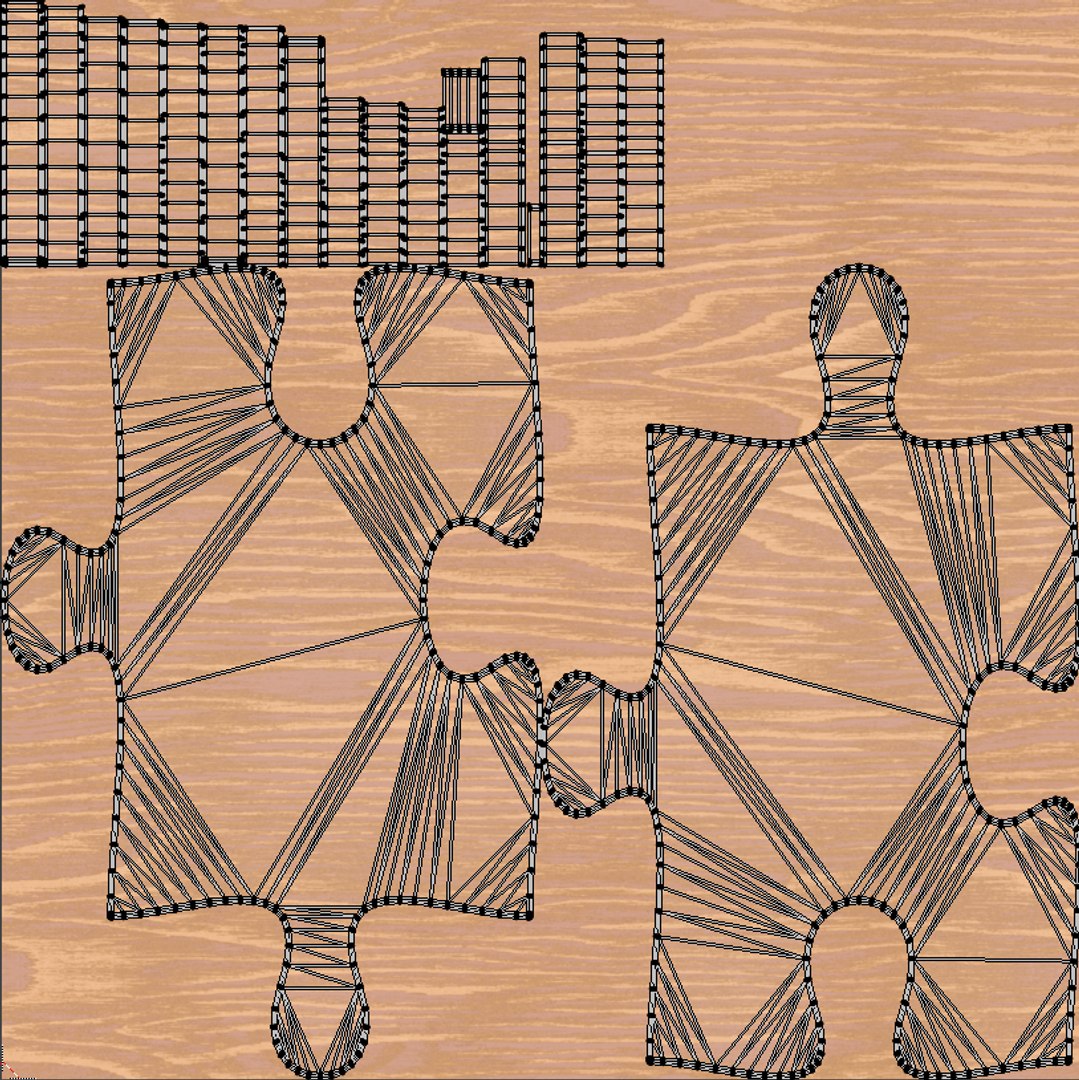 3D model Wooden Jigsaw Puzzle - TurboSquid 1756024