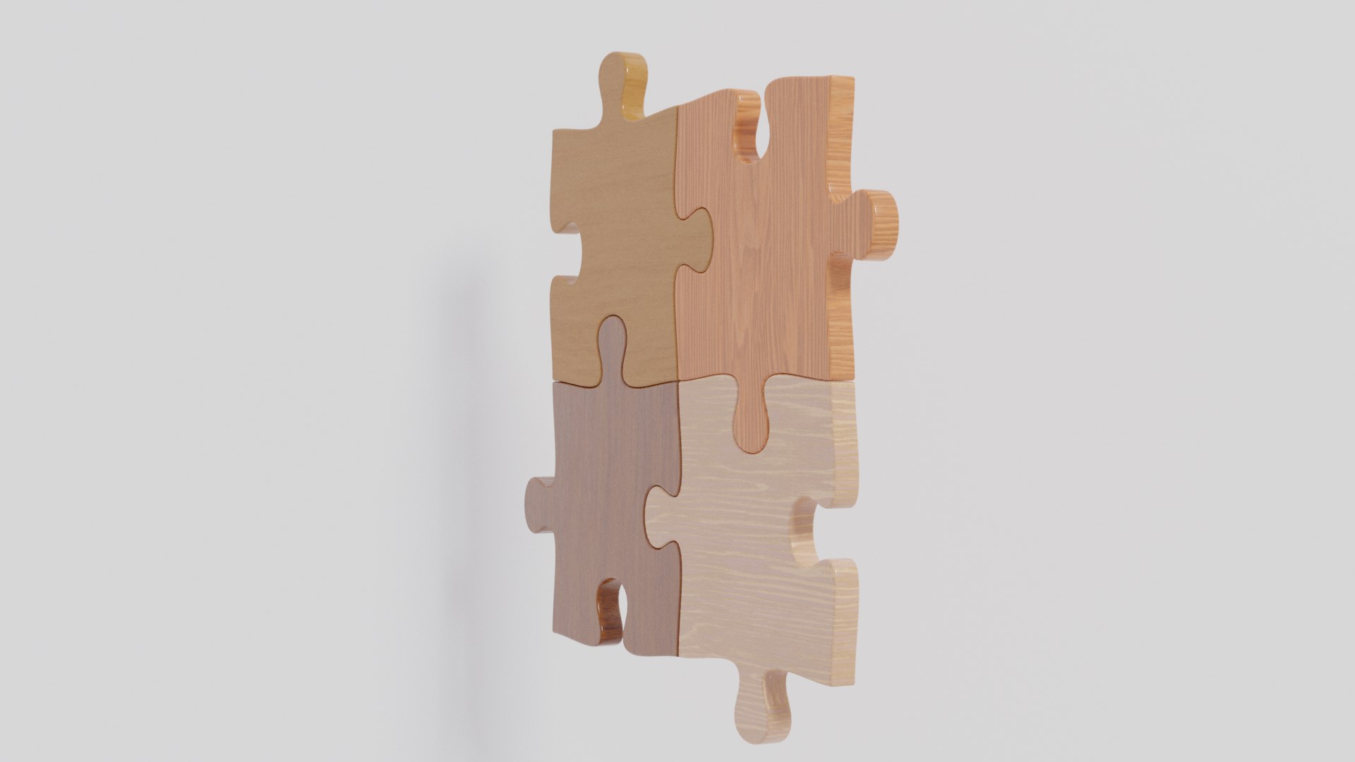 3D model Wooden Jigsaw Puzzle - TurboSquid 1756024