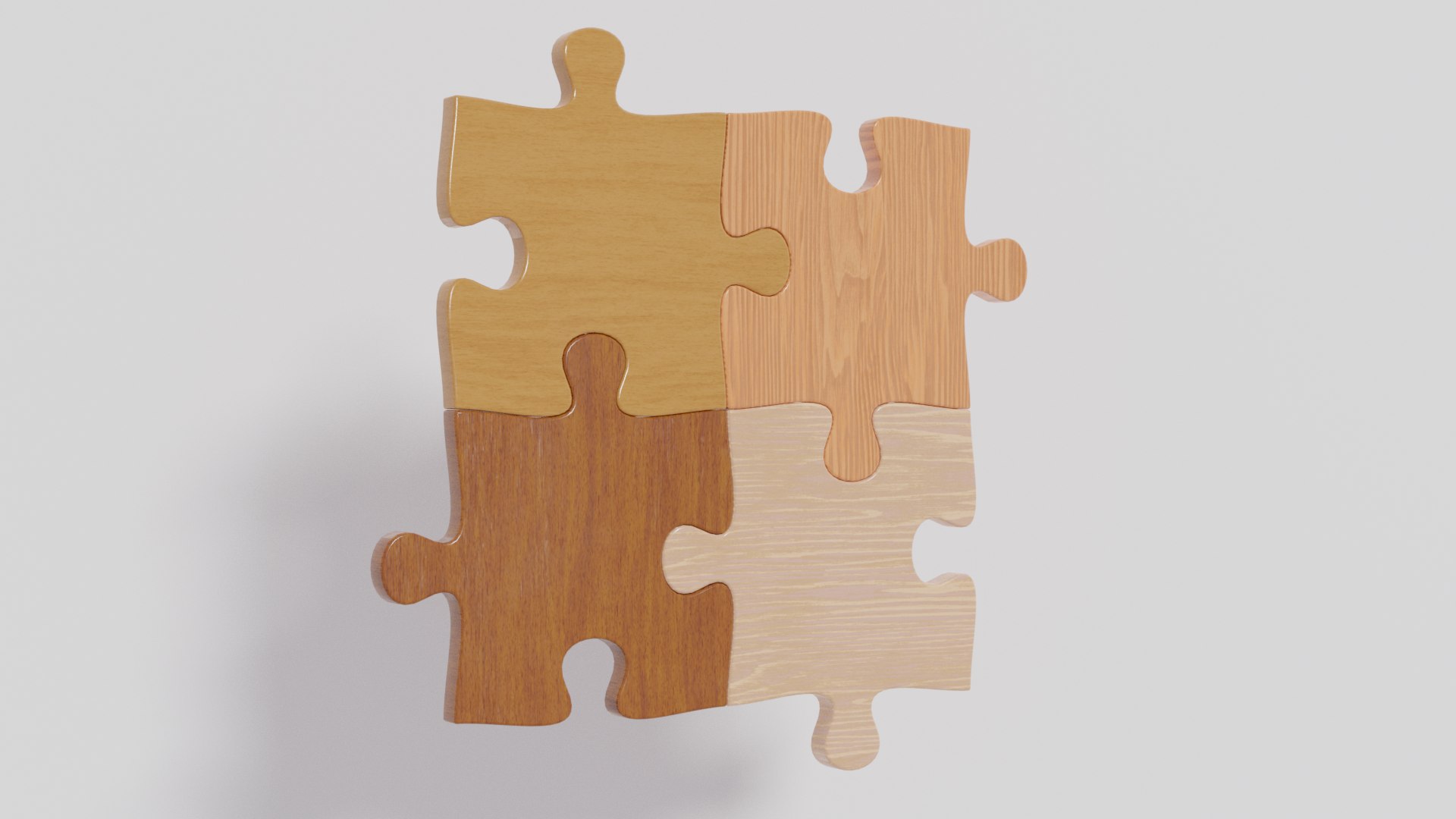 3D model Wooden Jigsaw Puzzle - TurboSquid 1756024