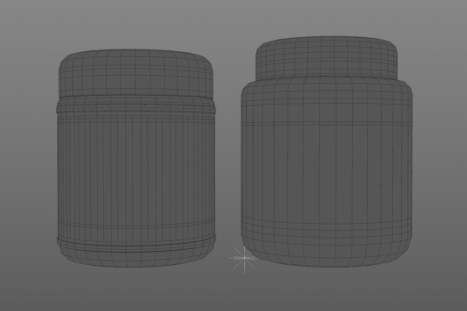 Plastic Jars 3D - TurboSquid 2173170
