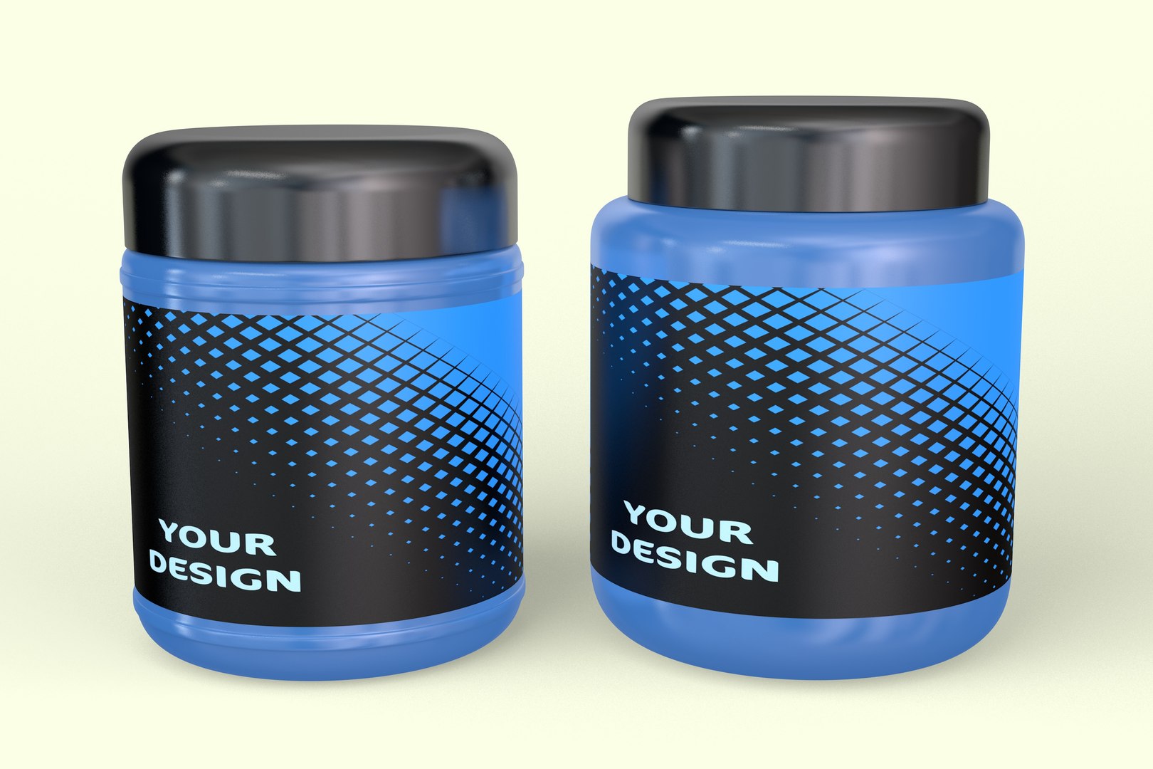 Plastic Jars 3D - TurboSquid 2173170