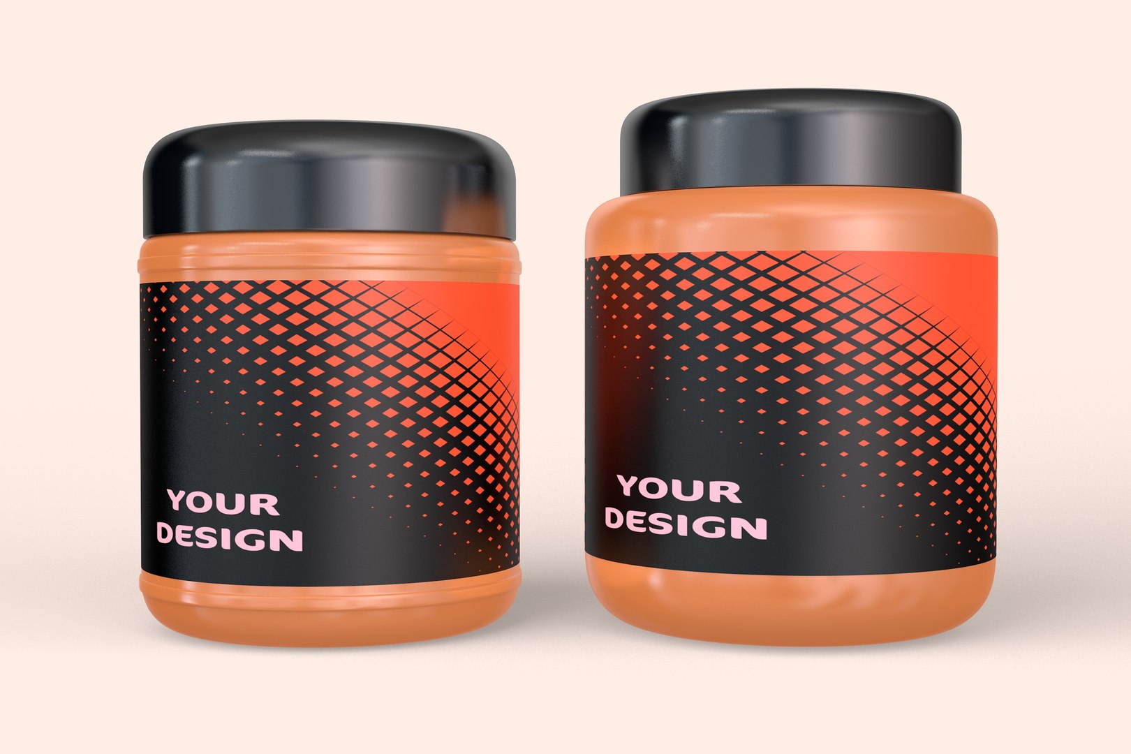 Plastic Jars 3D - TurboSquid 2173170