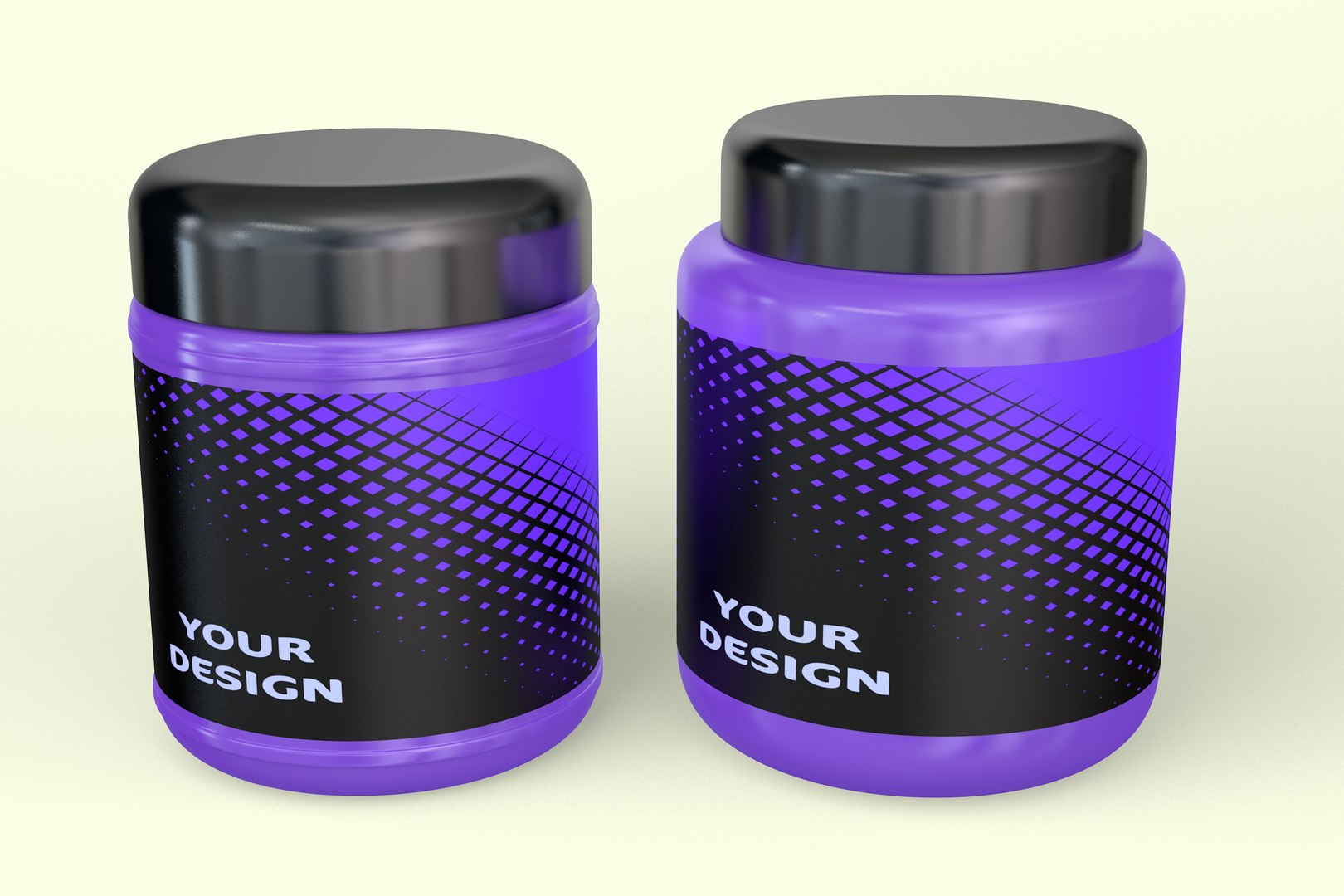 Plastic Jars 3D - TurboSquid 2173170