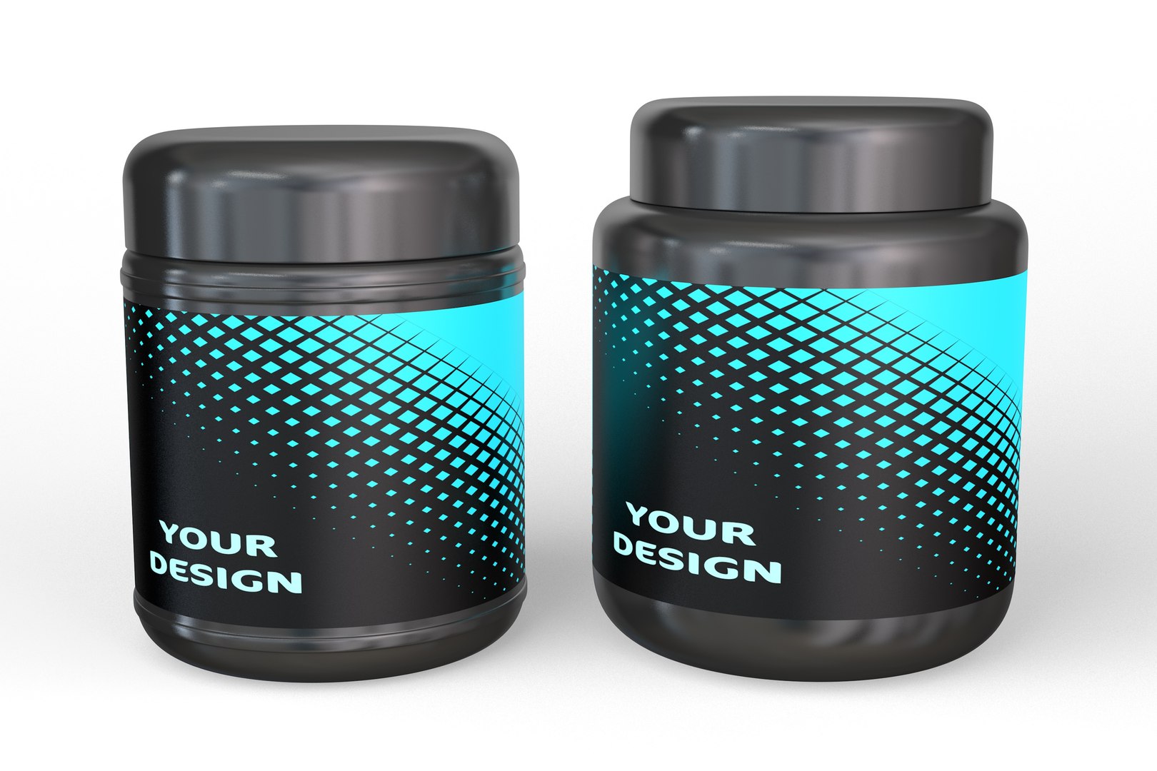 Plastic Jars 3D - TurboSquid 2173170