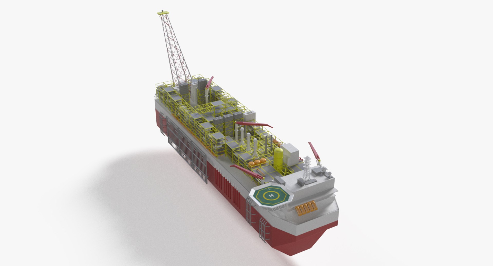Production Fpso 3d Max