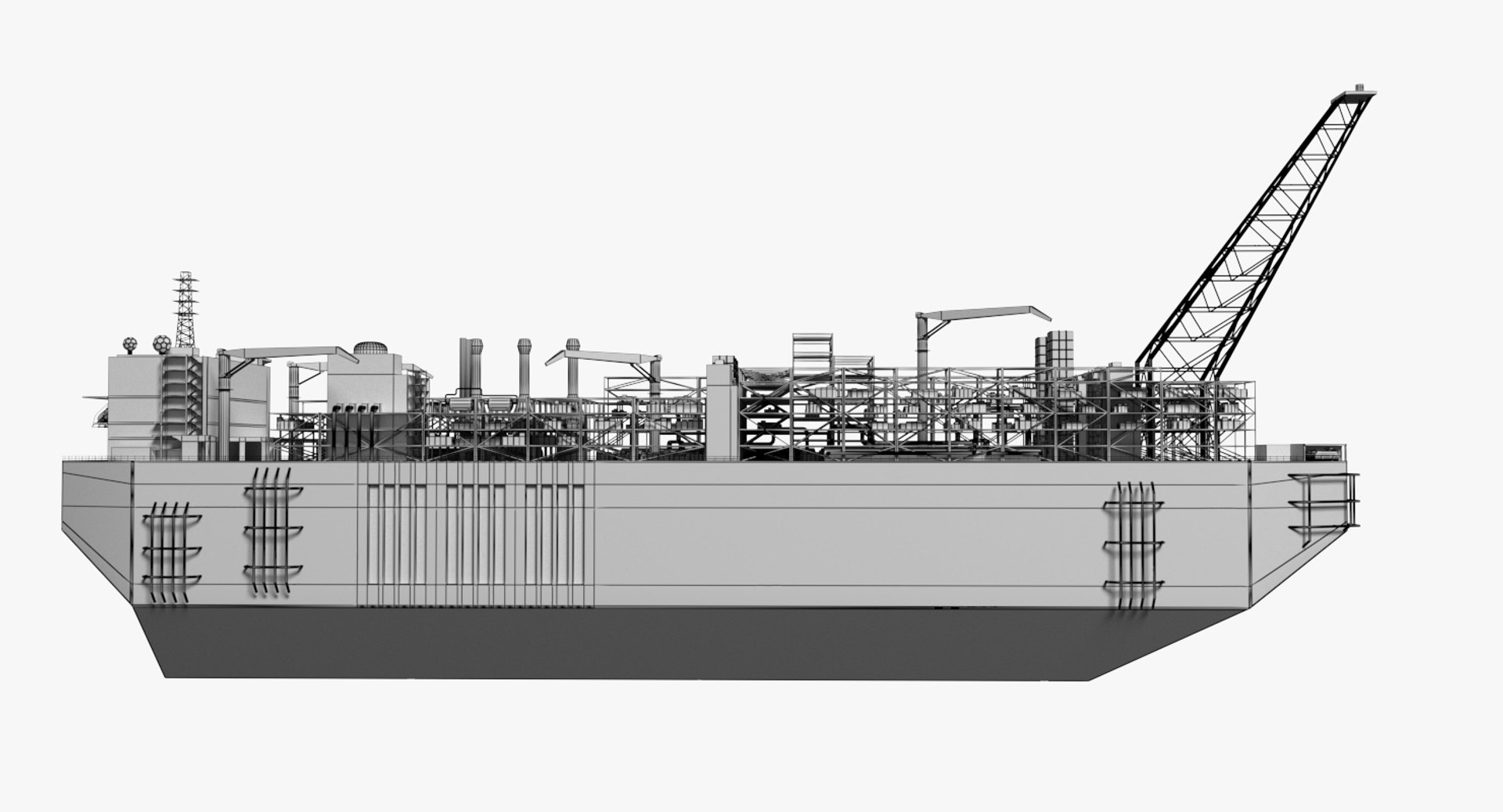 Production Fpso 3d Max