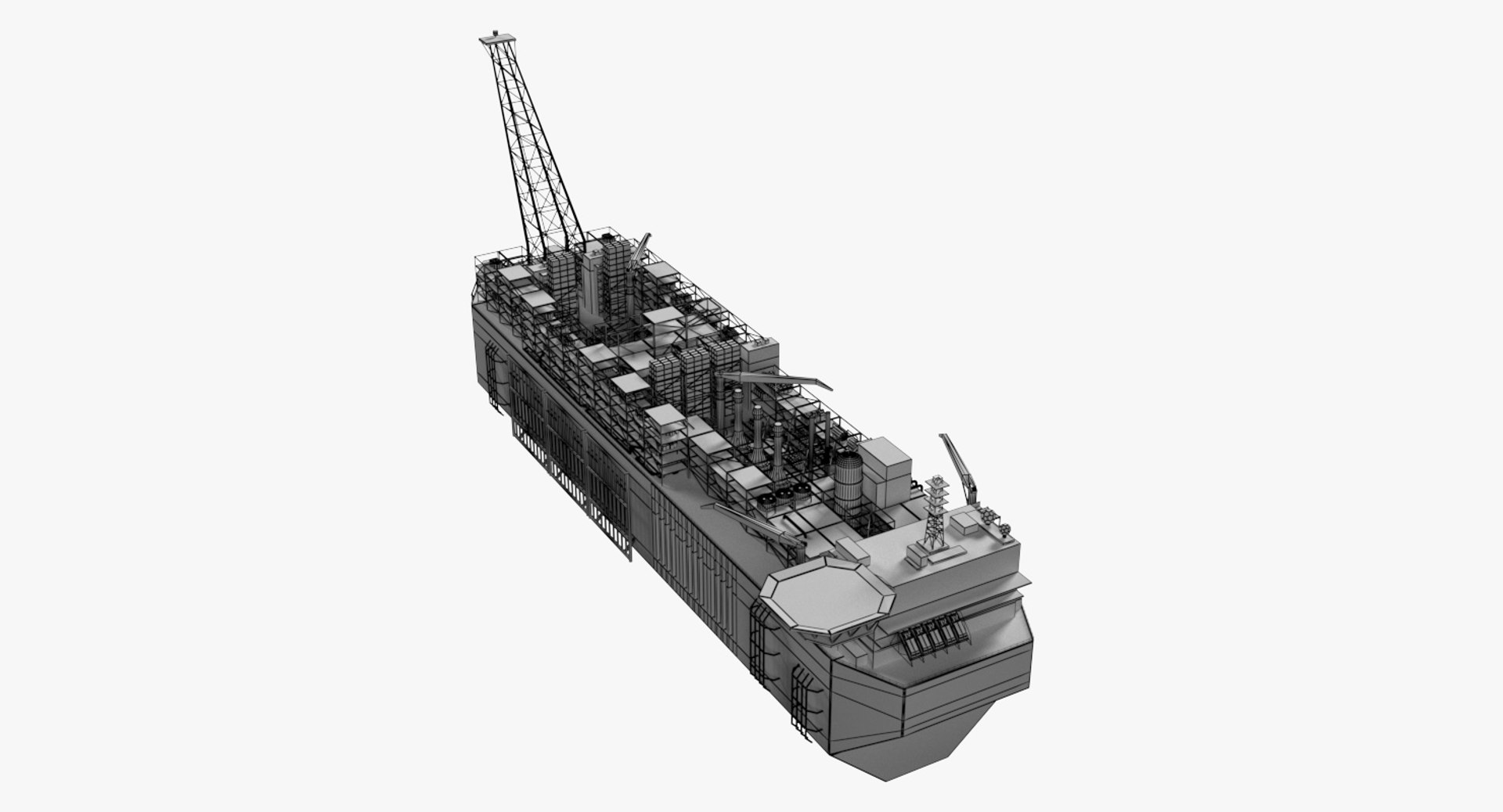 Production Fpso 3d Max