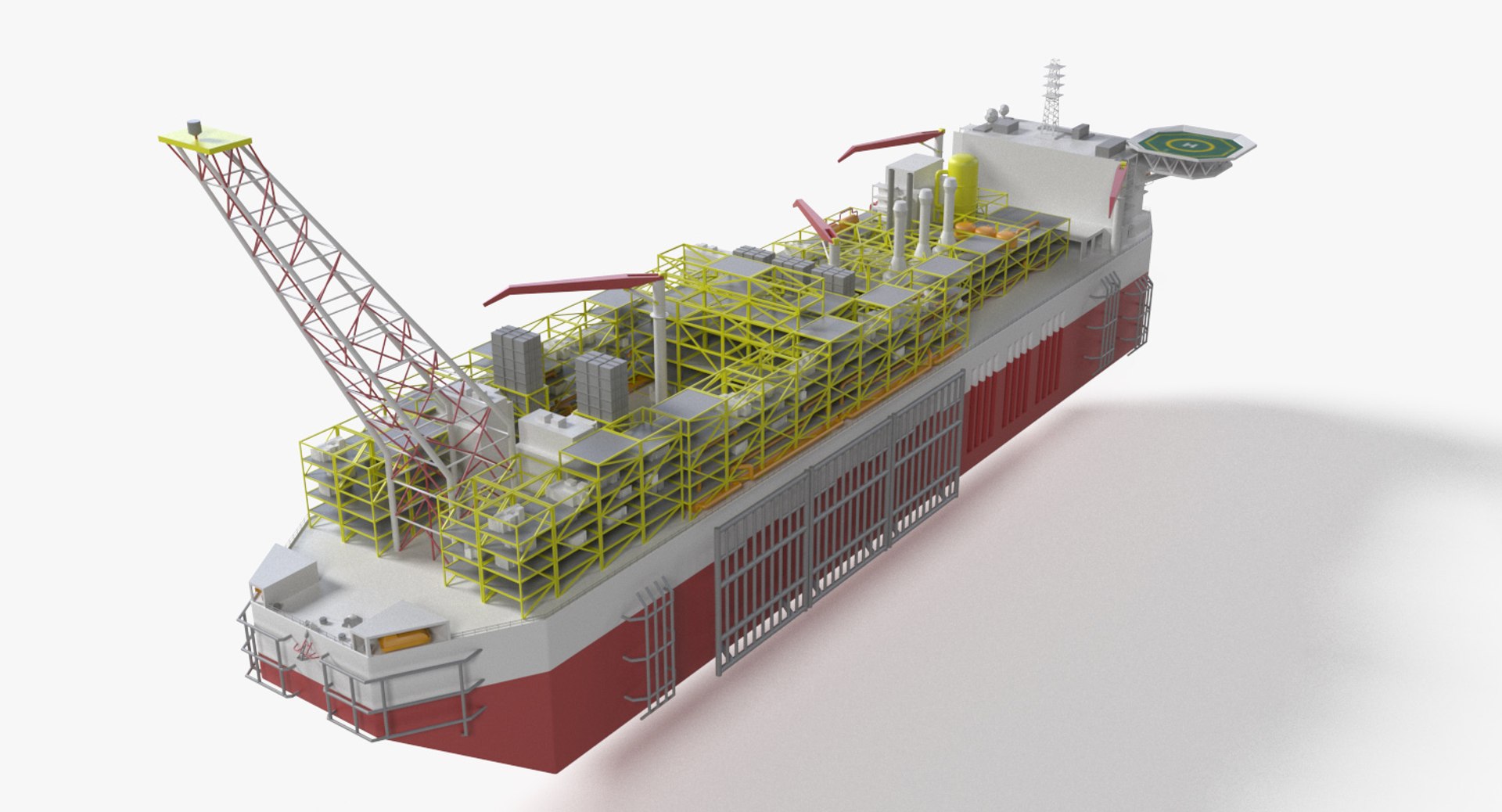 Production Fpso 3d Max
