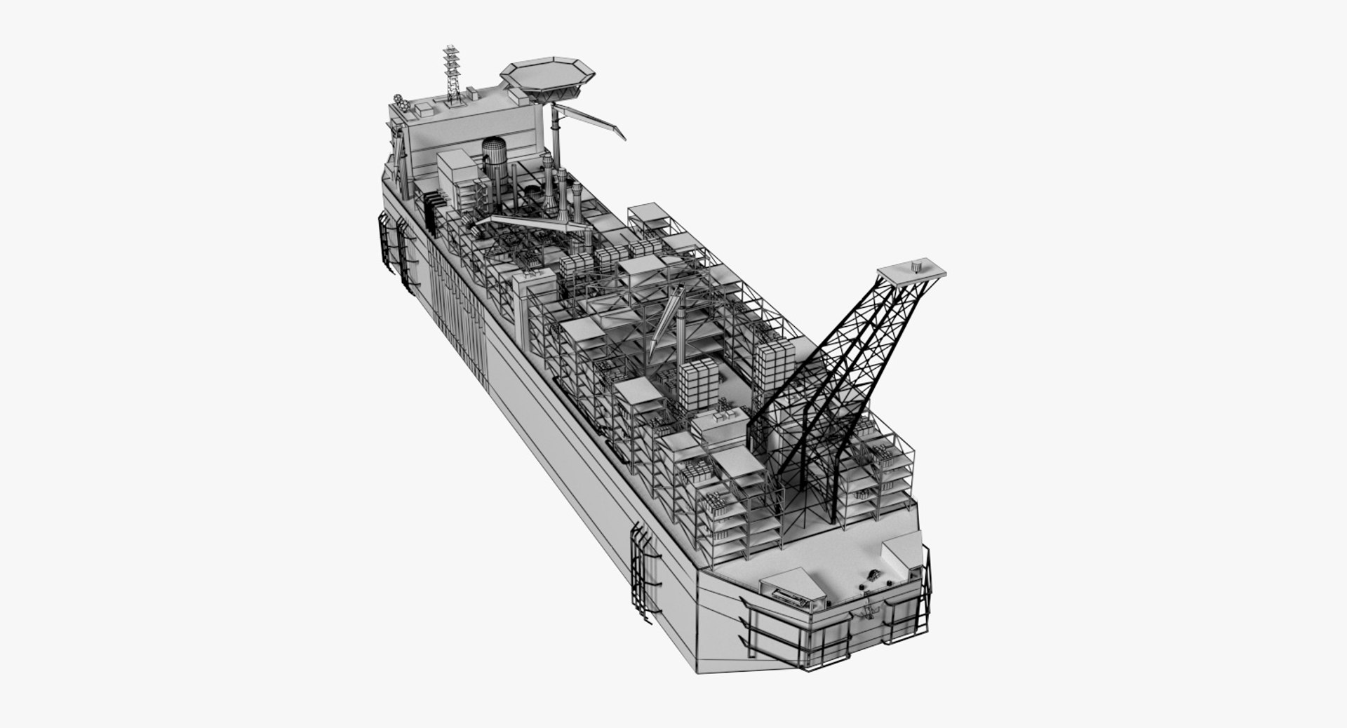 Production Fpso 3d Max