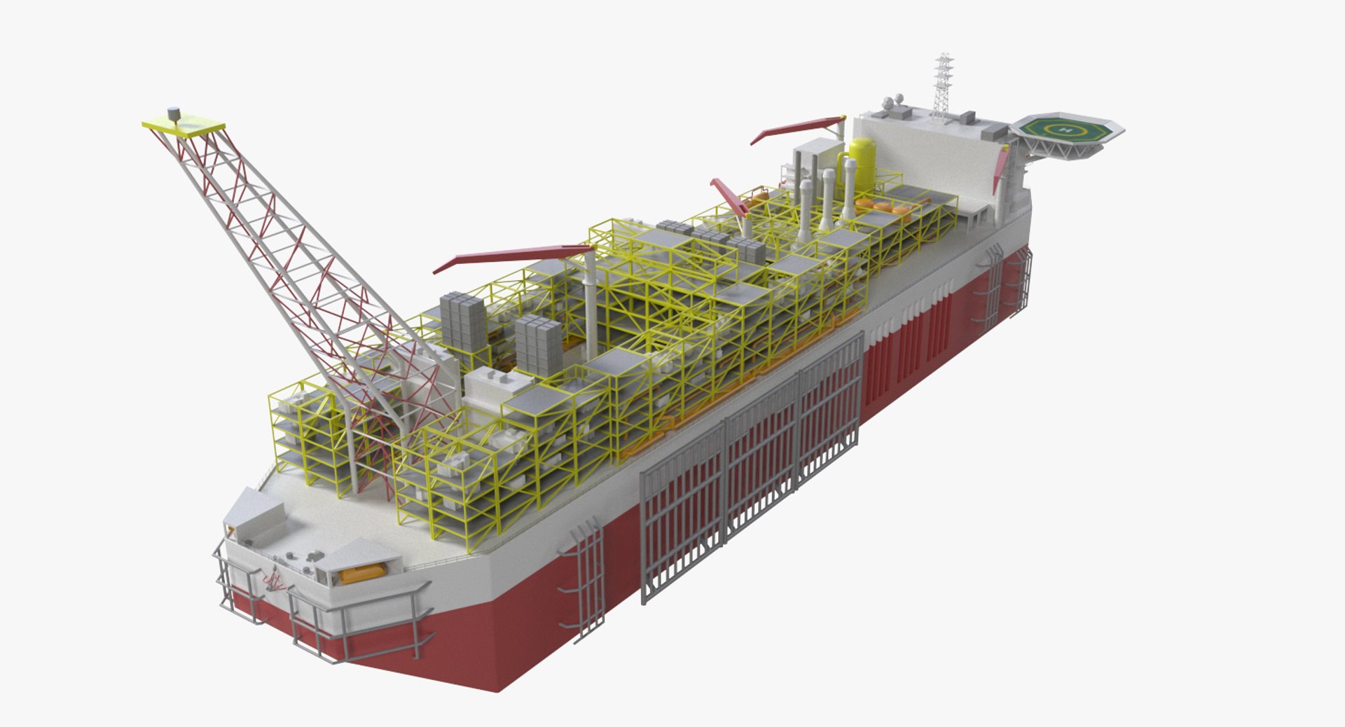 Production Fpso 3d Max