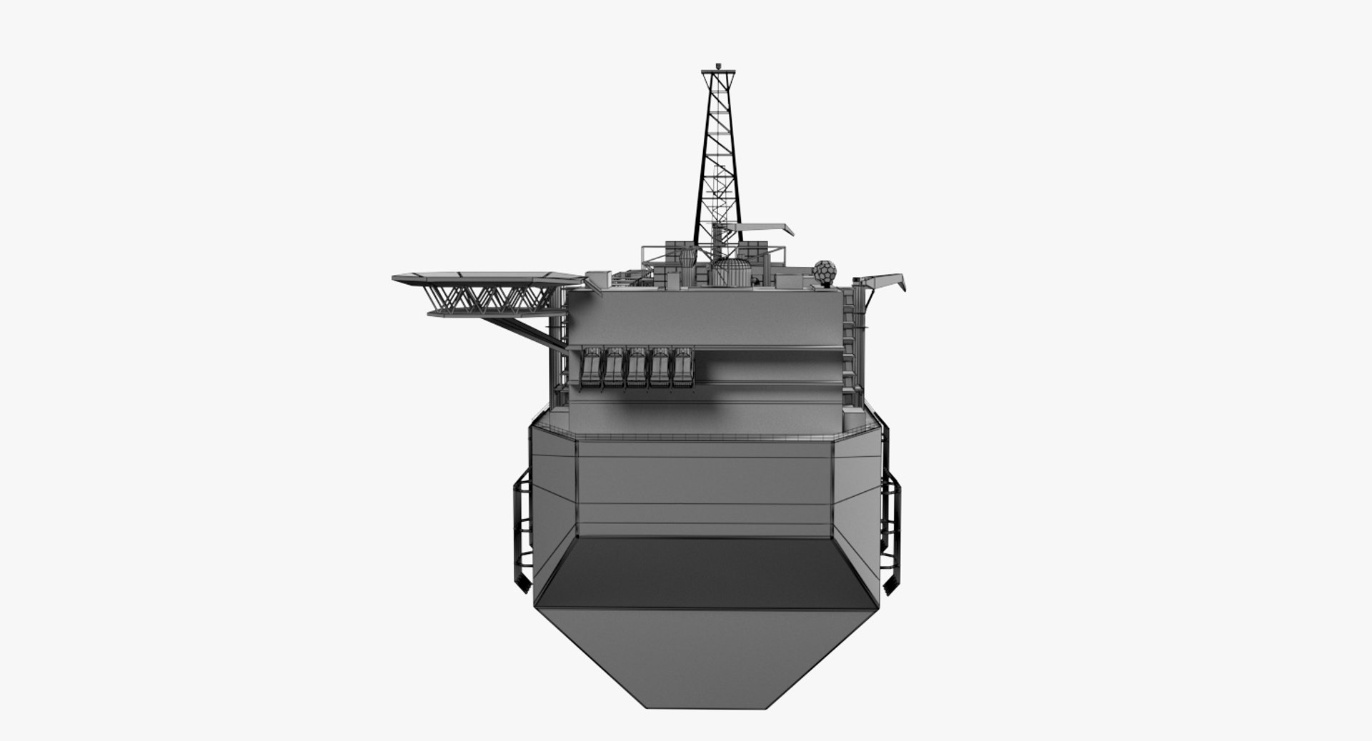 Production Fpso 3d Max
